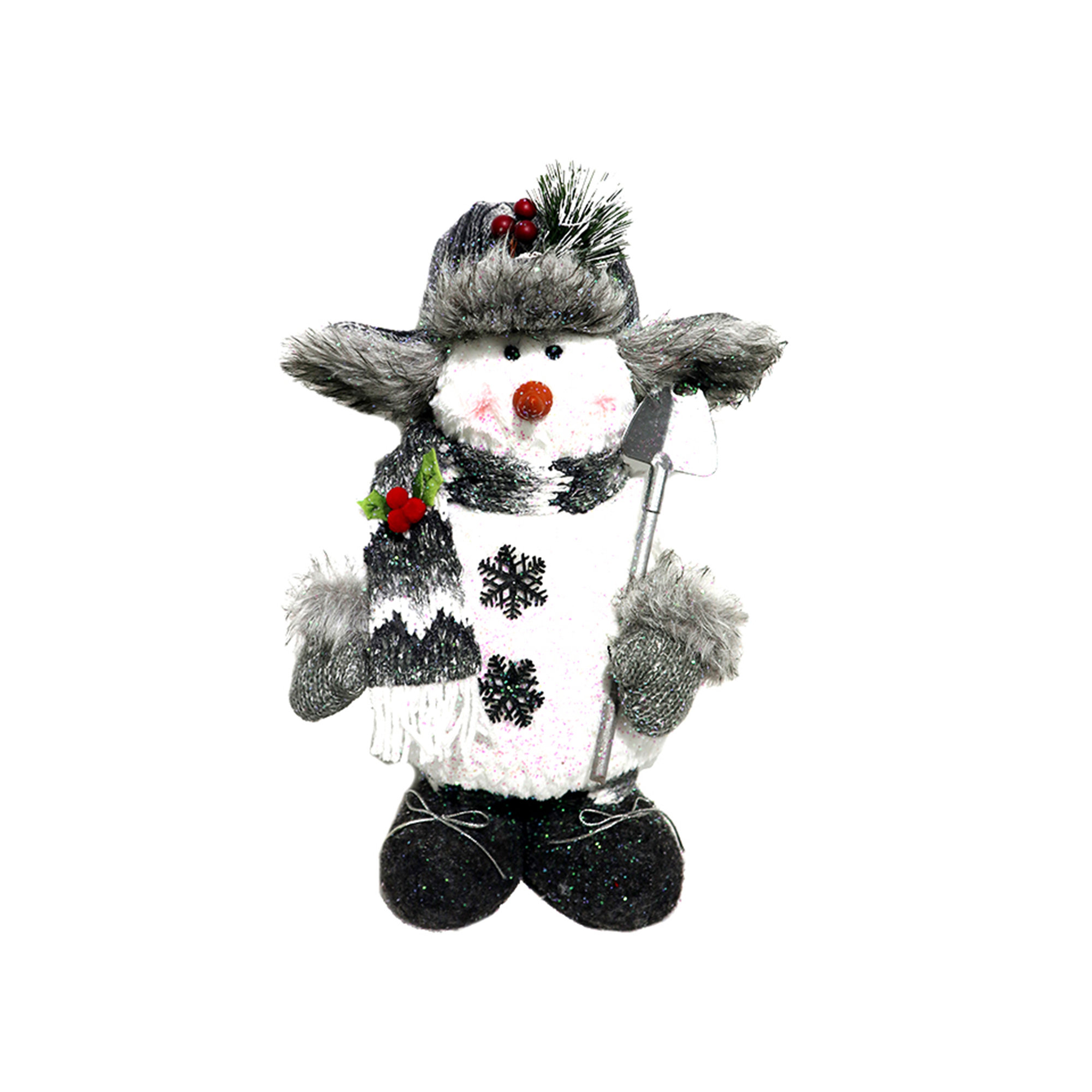 The Holiday Aisle® Floor and Tabletop Standing Snowman | Wayfair