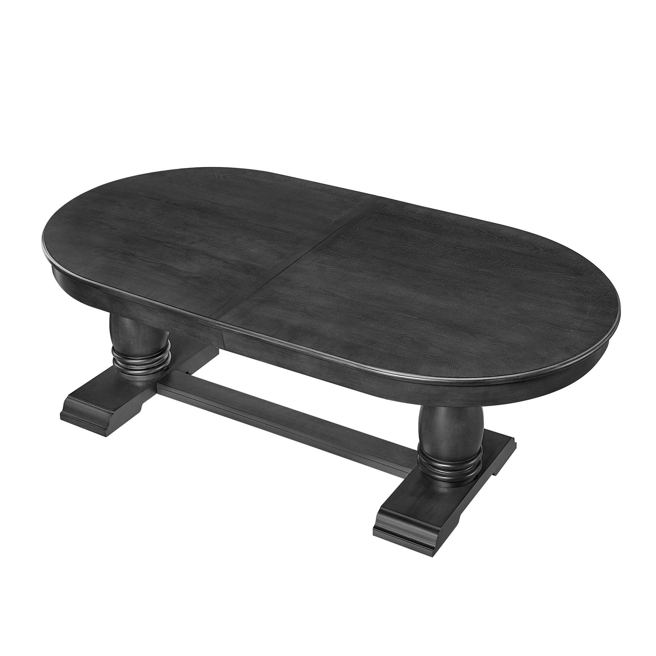 Corrigan Studio® 6-Person Extendable Curved Dining Table - Mid-Century ...