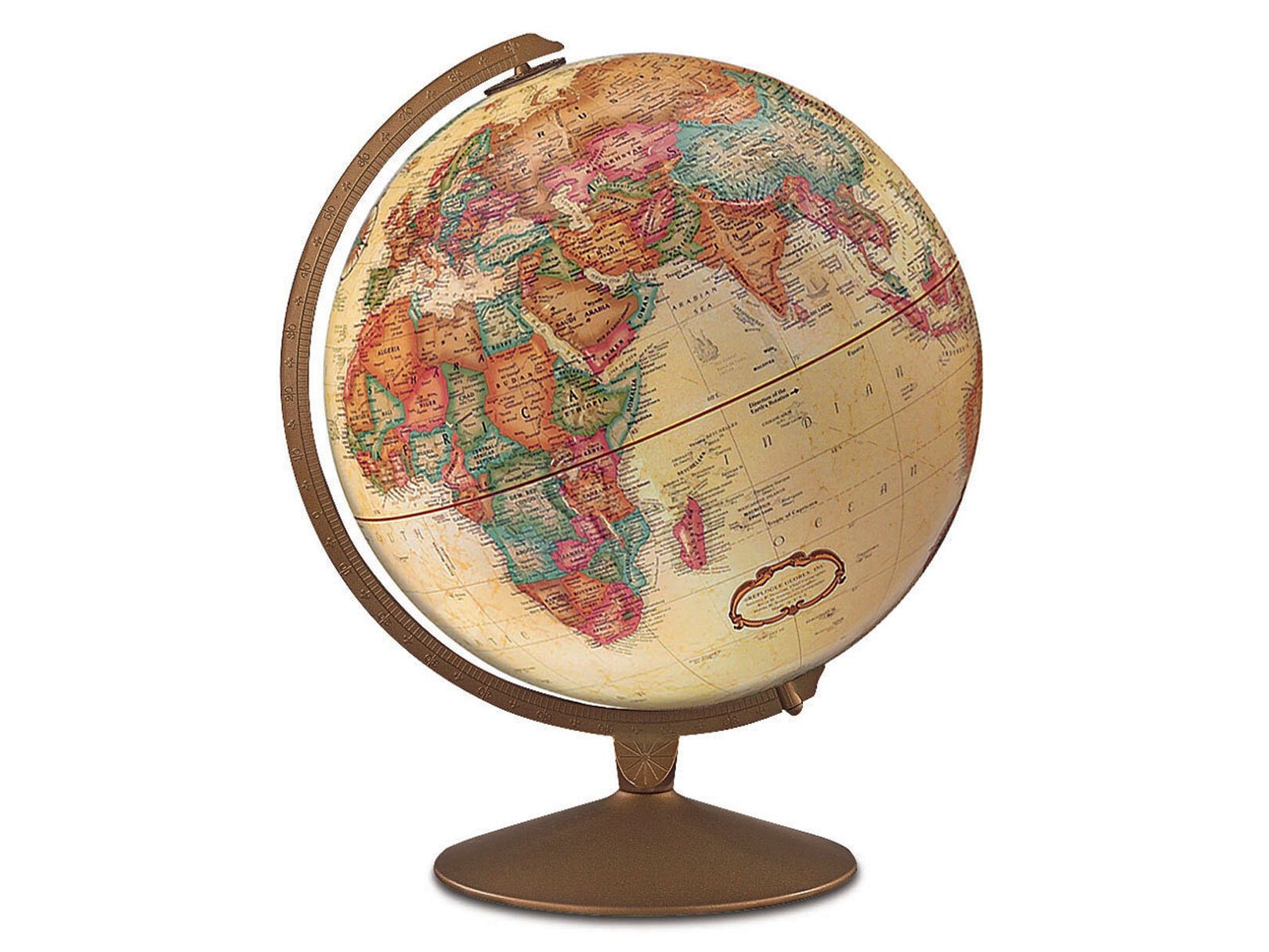 Red Barrel Studio® Stainless Steel Tabletop Globe & Reviews | Wayfair