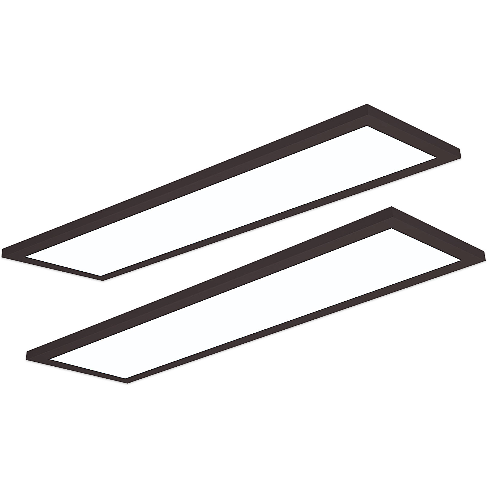 LEDVANS 1" x 4" Dimmable LED Flat Panel Light Surface Mount Light ...