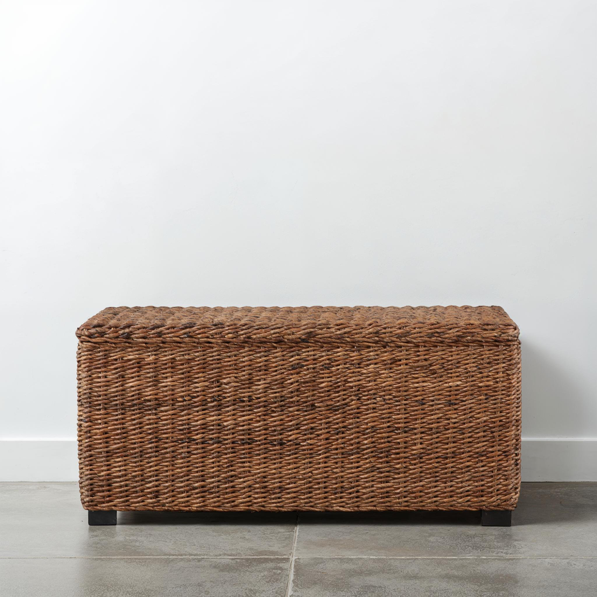Beachcrest Home™ Berndt Woven Storage Bench & Reviews | Wayfair