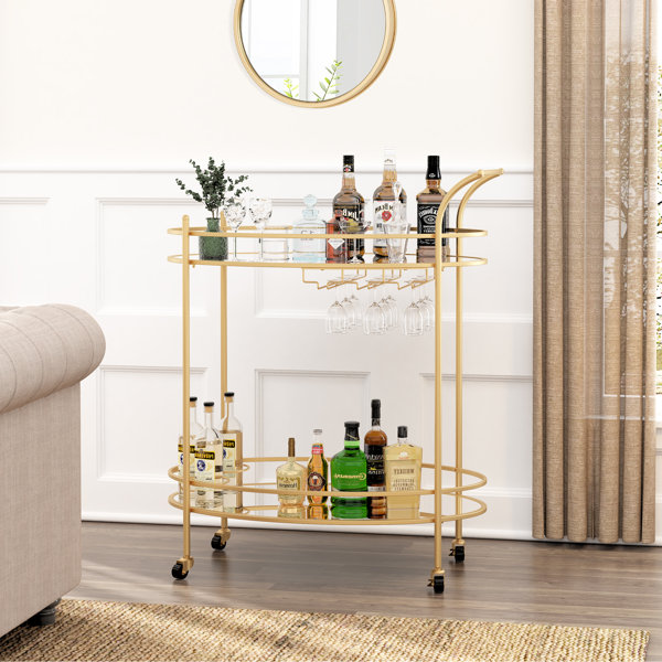 Winston Porter Westborough Bar Cart & Reviews | Wayfair