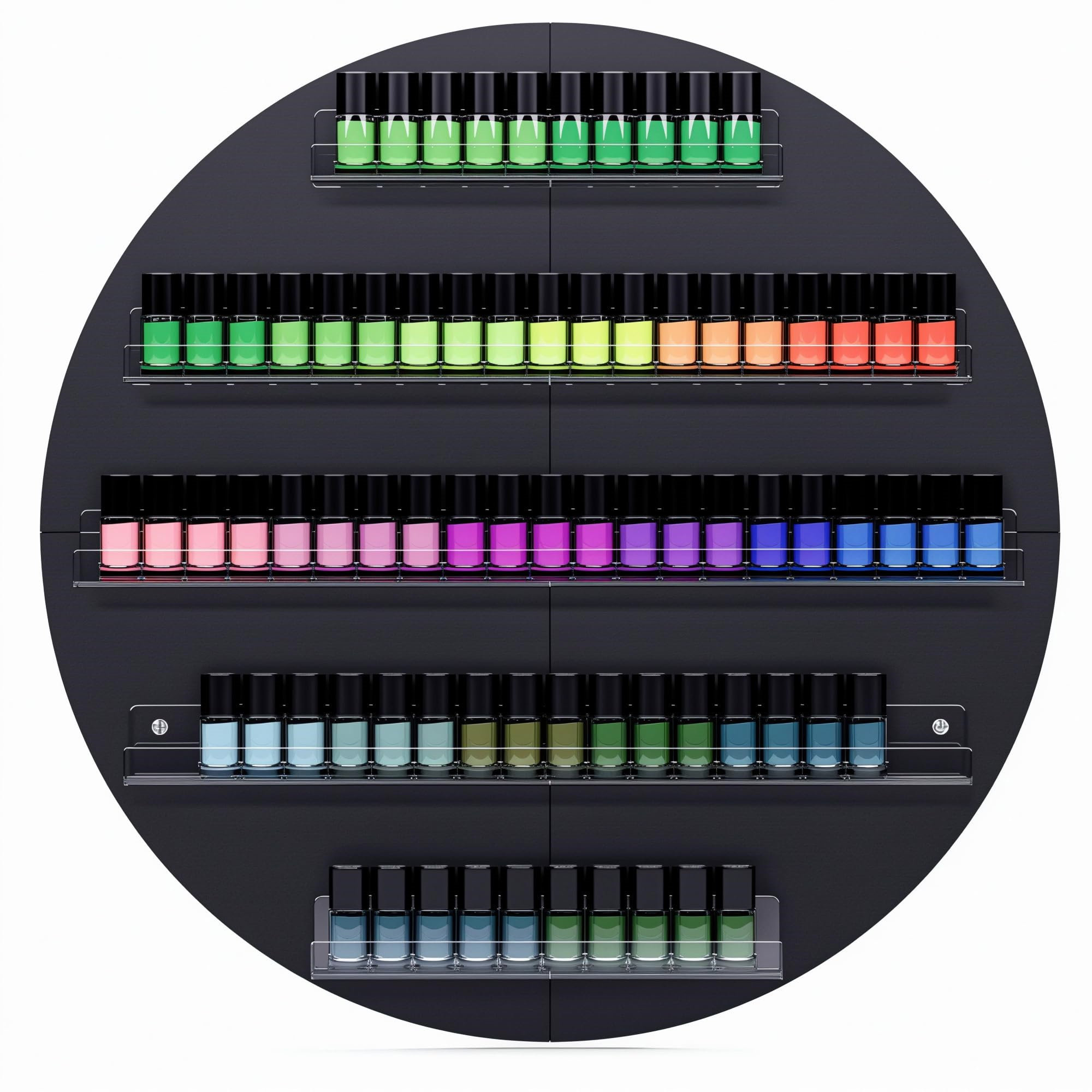 Orren Ellis Wall Mount Nail Polish Organizer - Wayfair Canada