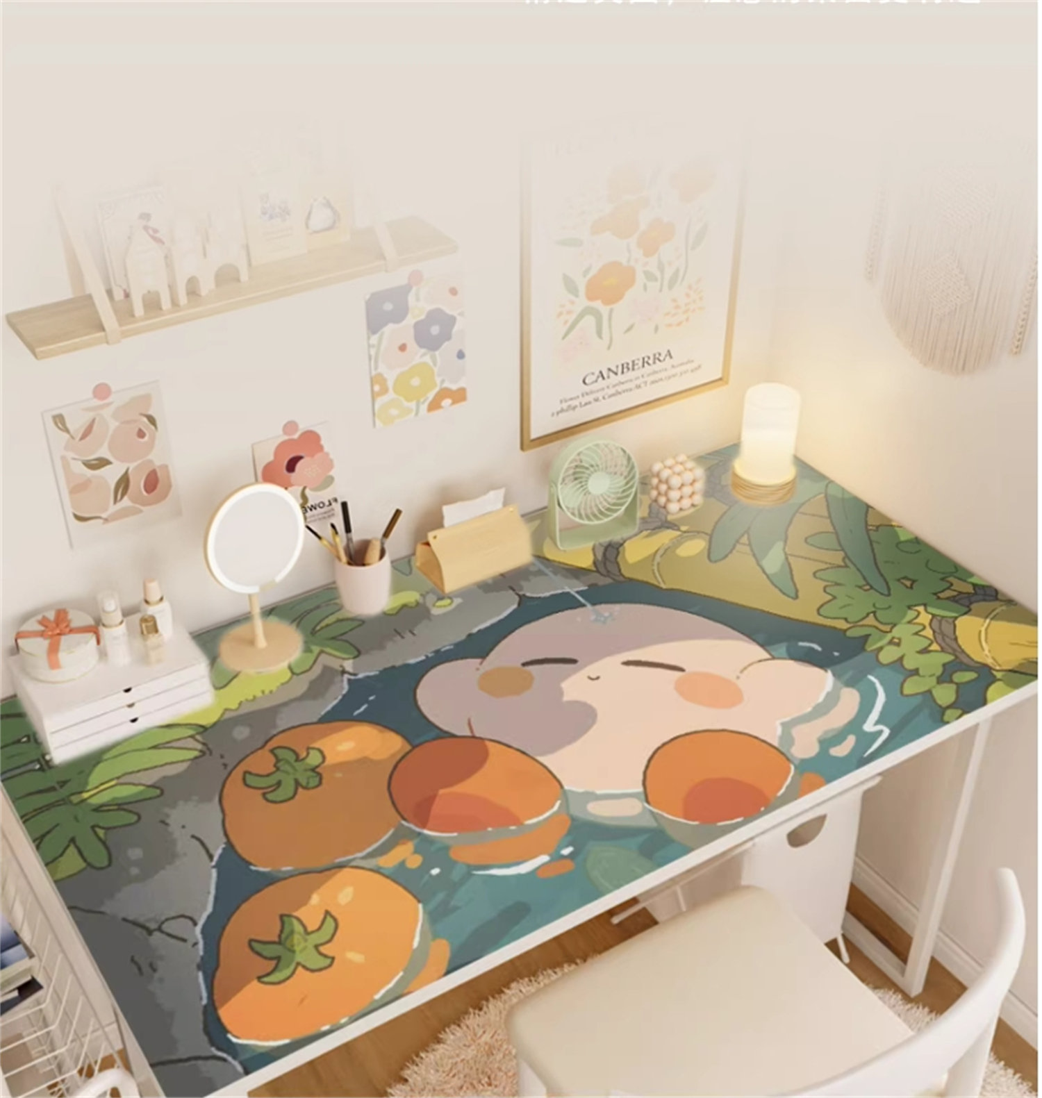 Red Barrel Studio® Ketchel Fabric Desk Pad | Wayfair