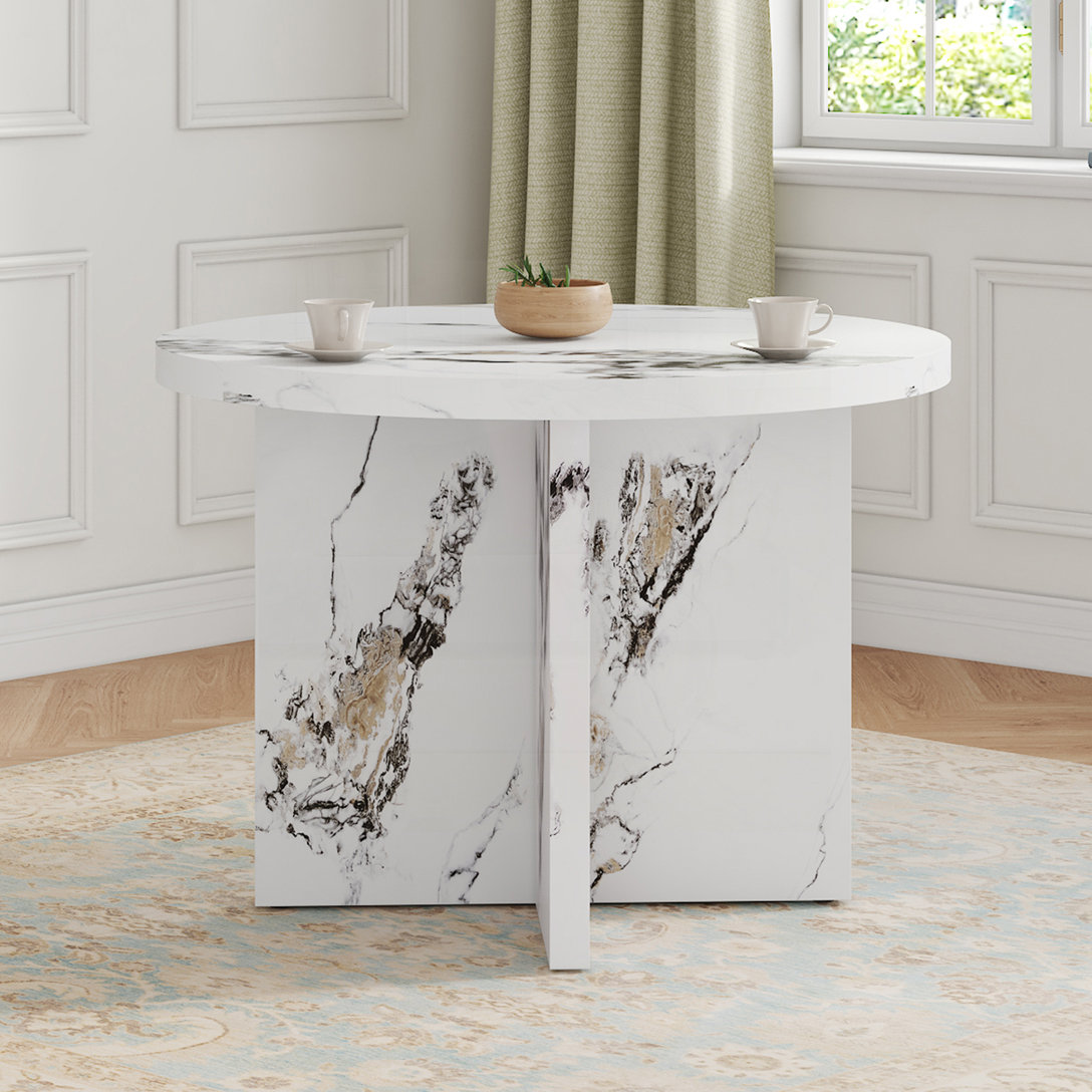 George Oliver Round Dining Table for 4-6 - Wayfair Canada