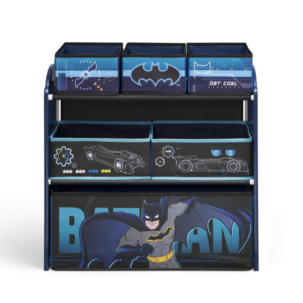 Delta Children Batman 6 Bin Design and Store Toy Organizer - Greenguard ...