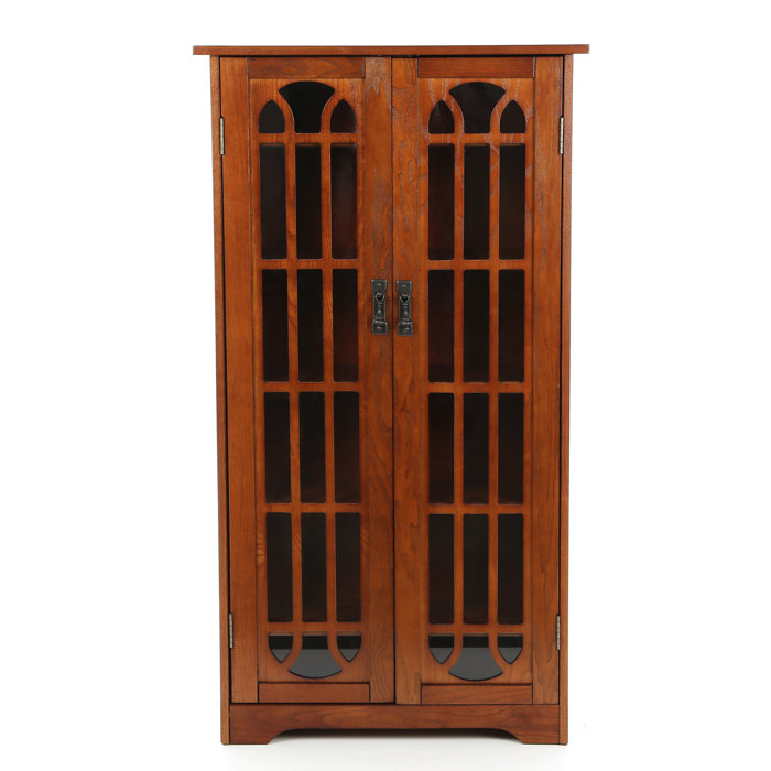 Astoria Grand Window Pane Media CabinetBlack & Reviews | Wayfair