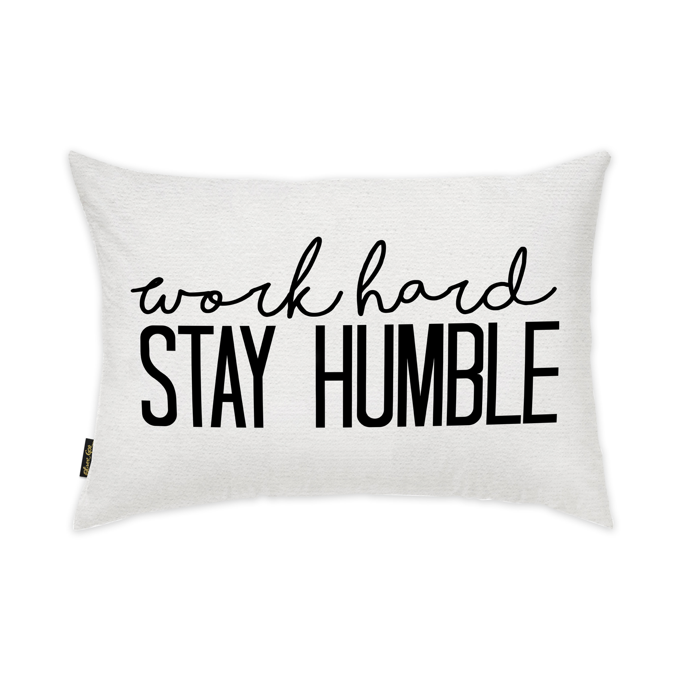 Art Remedy Accent Pillows Stay Humble Lumbar Pillow | Wayfair