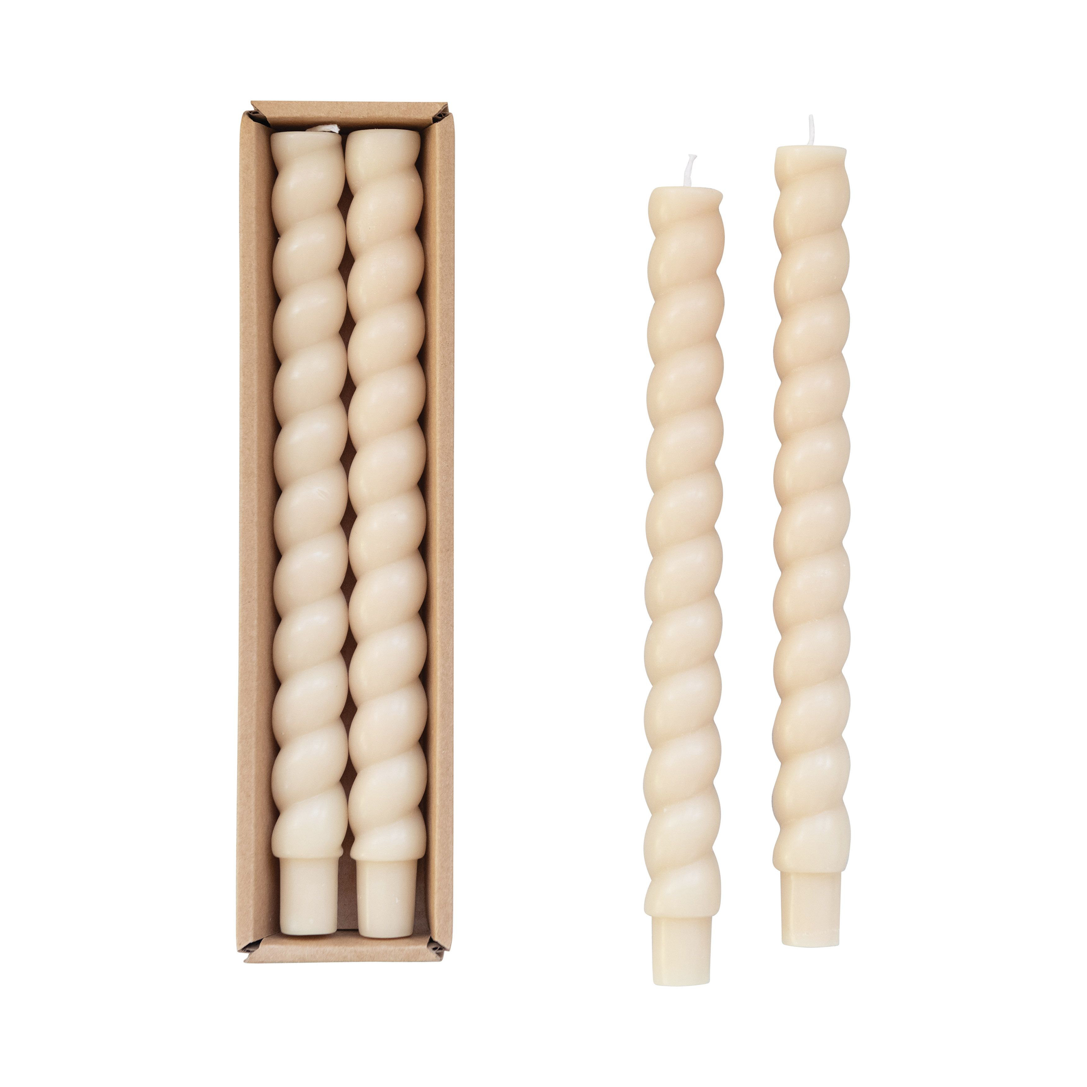Birch Lane™ Unscented Twisted Taper Candle & Reviews | Wayfair
