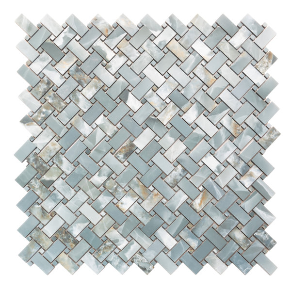 Apollo Tile Splendor 11.81'' W x 11.81'' L Porcelain Tile Mosaic Sheet ...