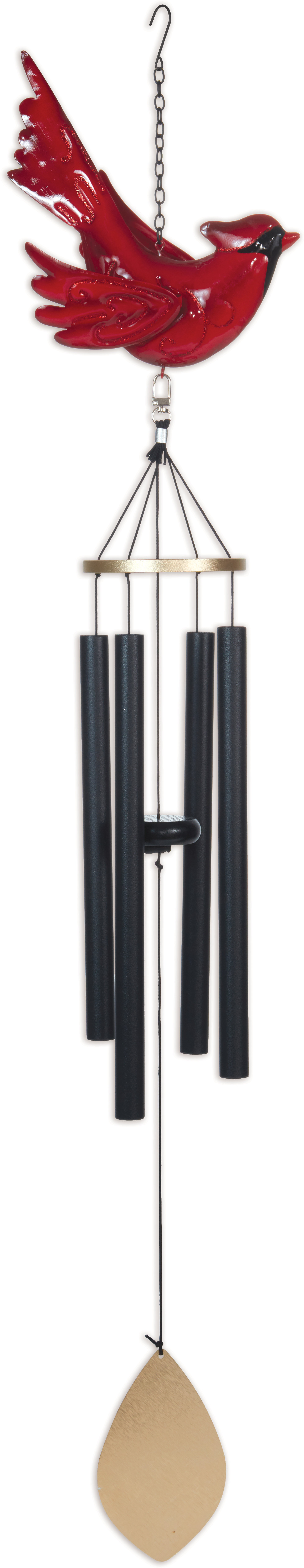 Arlmont & Co. Winter Cardinal Wind chime - Wayfair Canada