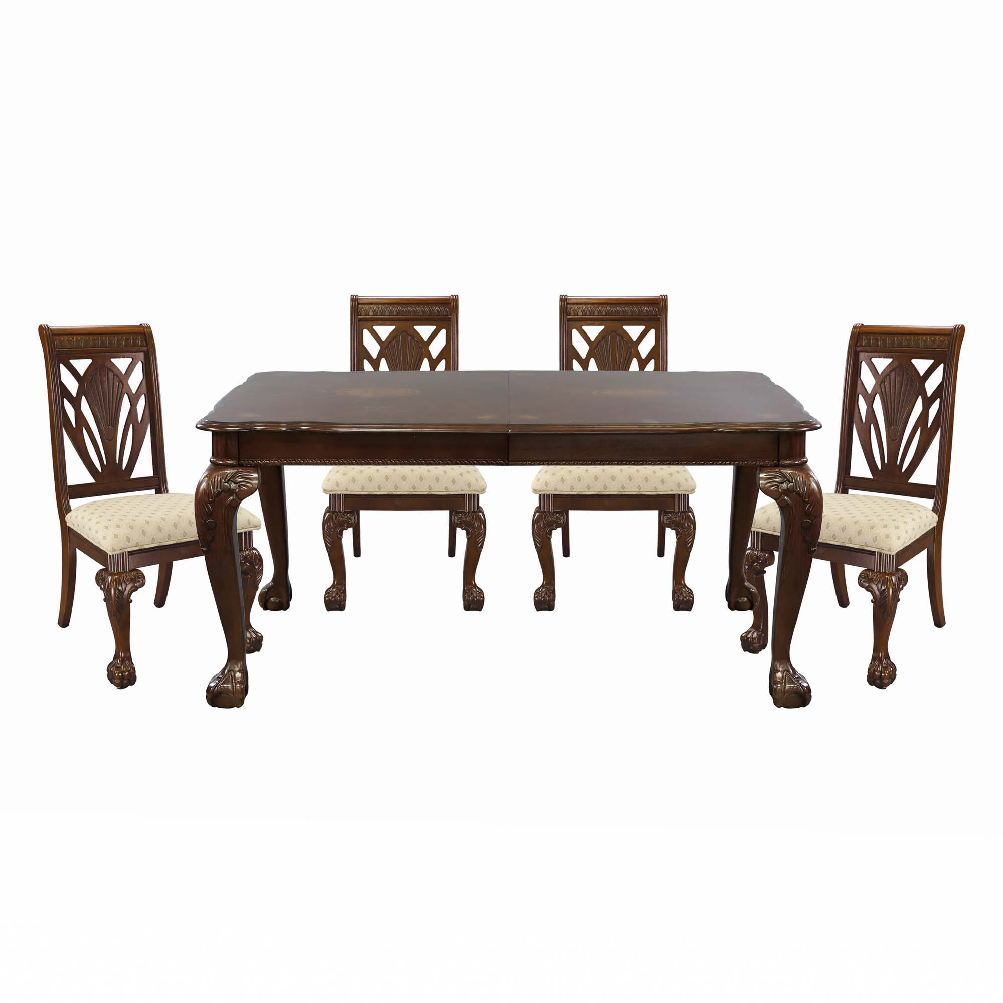 Bloomsbury Market Aguilar-Macias 7pc Traditional Design Solid Wood ...