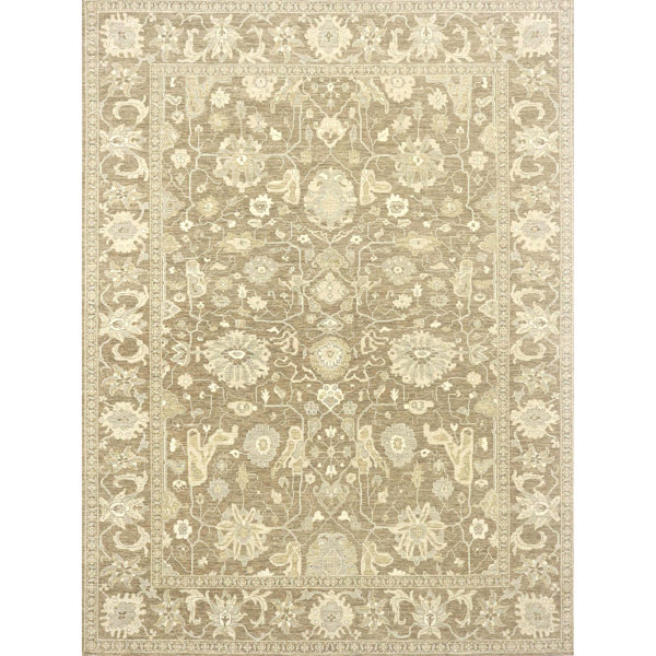 Bokara Rug Co., Inc. Hand Knotted Camel Rug | Wayfair