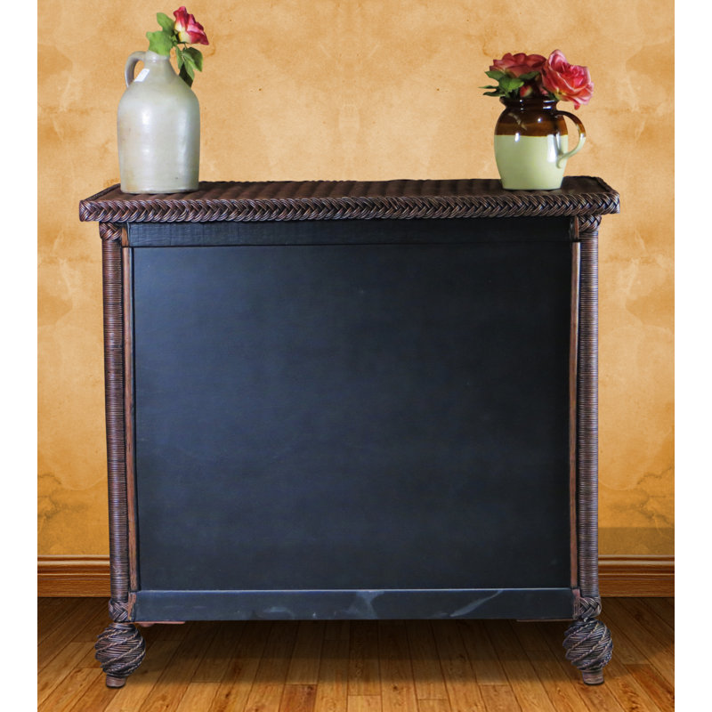 Spice Islands Wicker Solid Wood Accent Chest | Wayfair