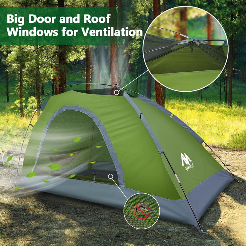 AYAMAYA 1 Person Tent Lightweight Single Person Hiking Tent For ...