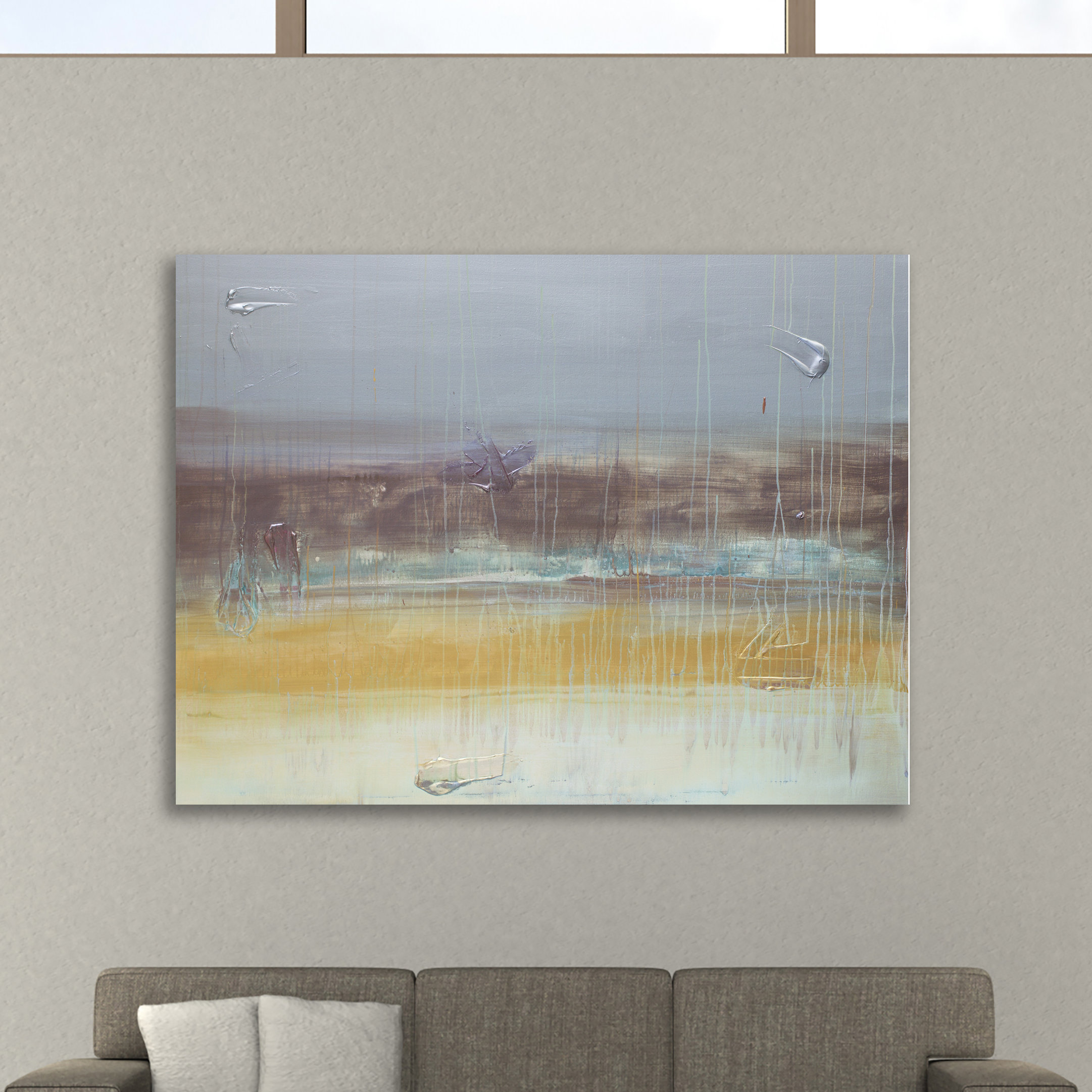 Jaxson Rea 'Morning Rain' by Kent Youngstrom Painting Print on Wrapped ...