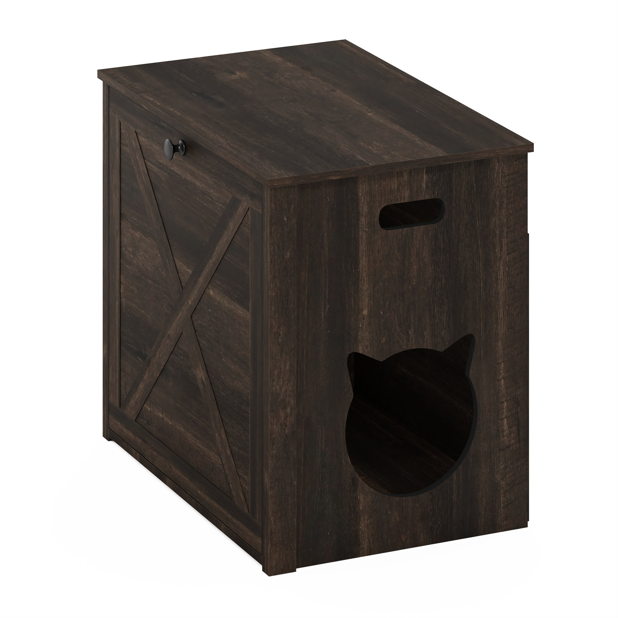 Tucker Murphy Pet™ Peli Small Cat Litter Box Enclosure With Single Door ...