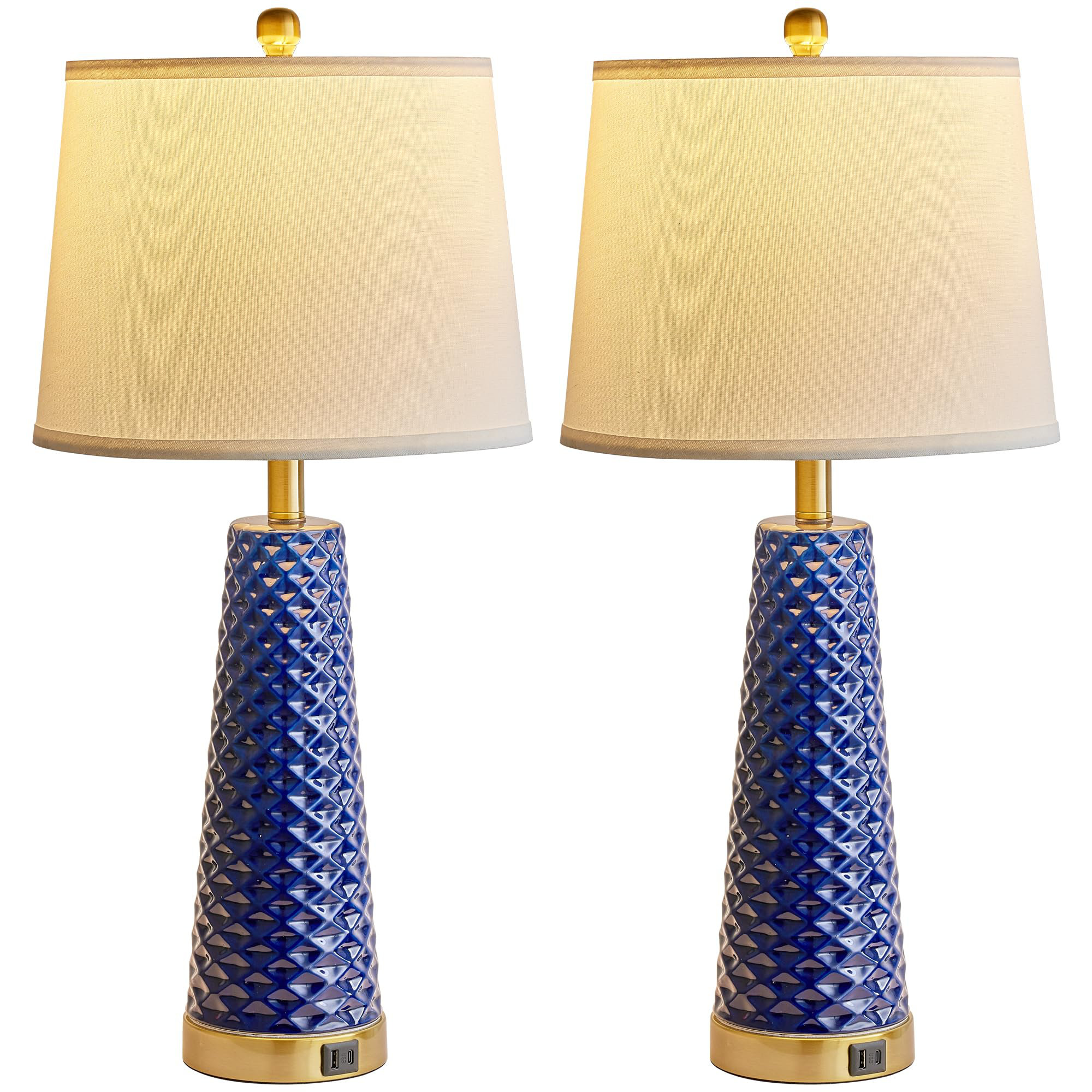 Mercer41 Bedlington Ceramic Table Lamps Set Of 2 | Wayfair
