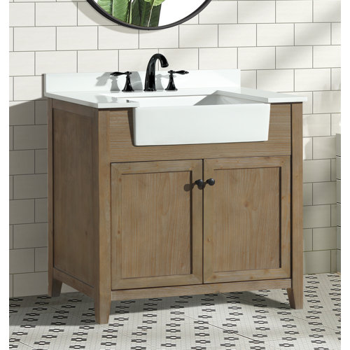 Light Wood Bathroom Vanities You'll Love | Wayfair