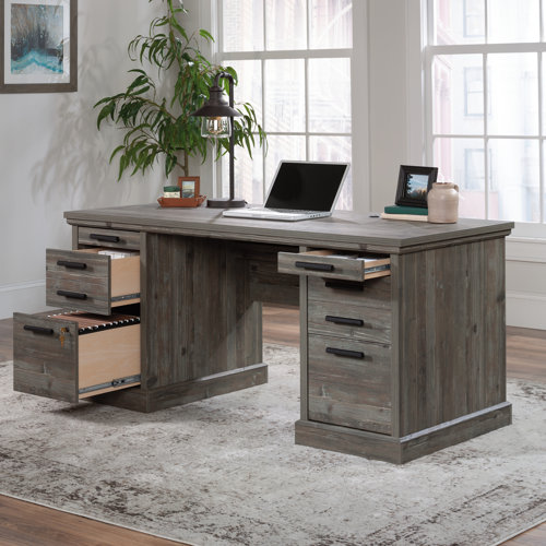 Upper Square™ Aspen Post Executive Desk & Reviews | Wayfair