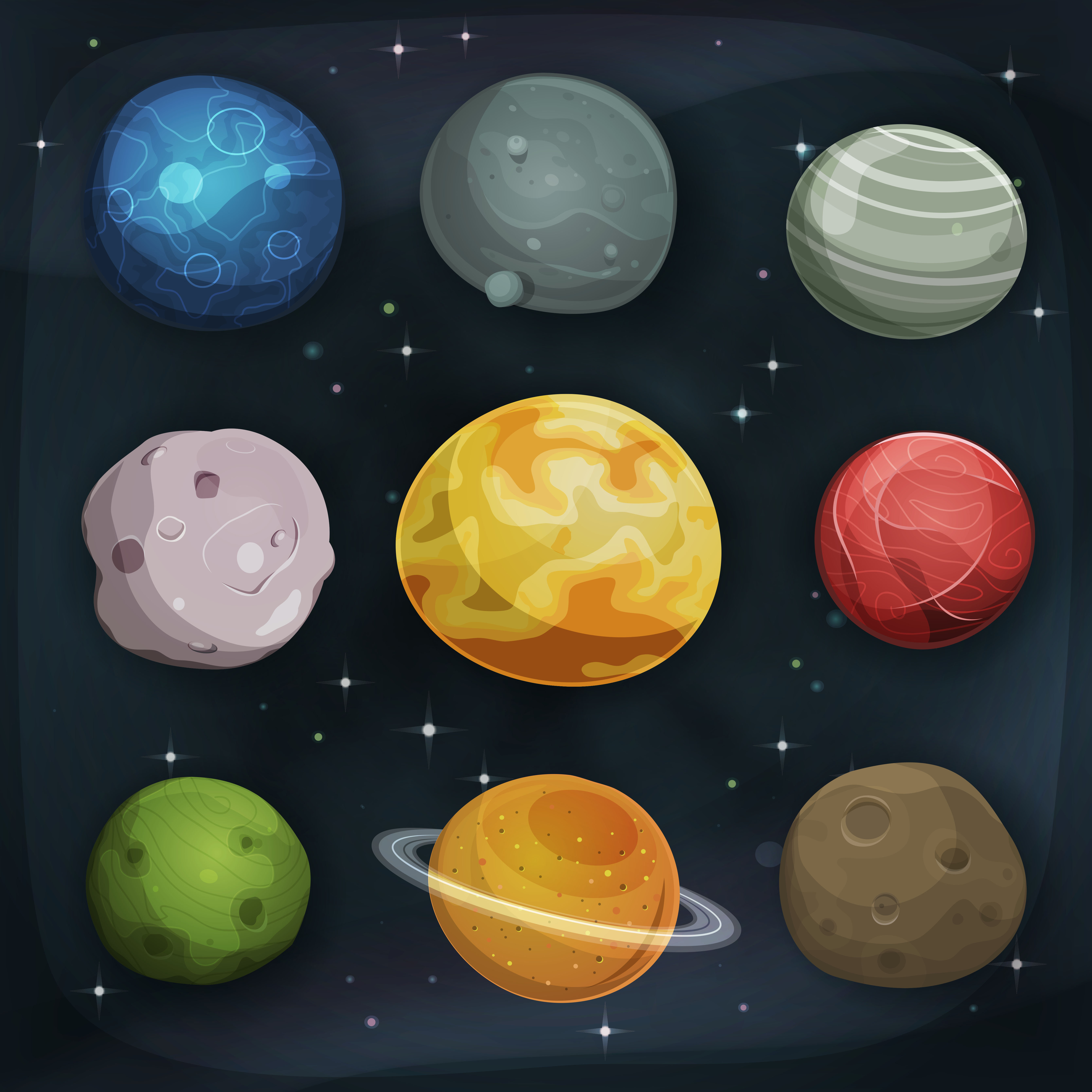 Winston Porter Keyshla Comic Planets On Canvas by Bennyb Graphic Art ...