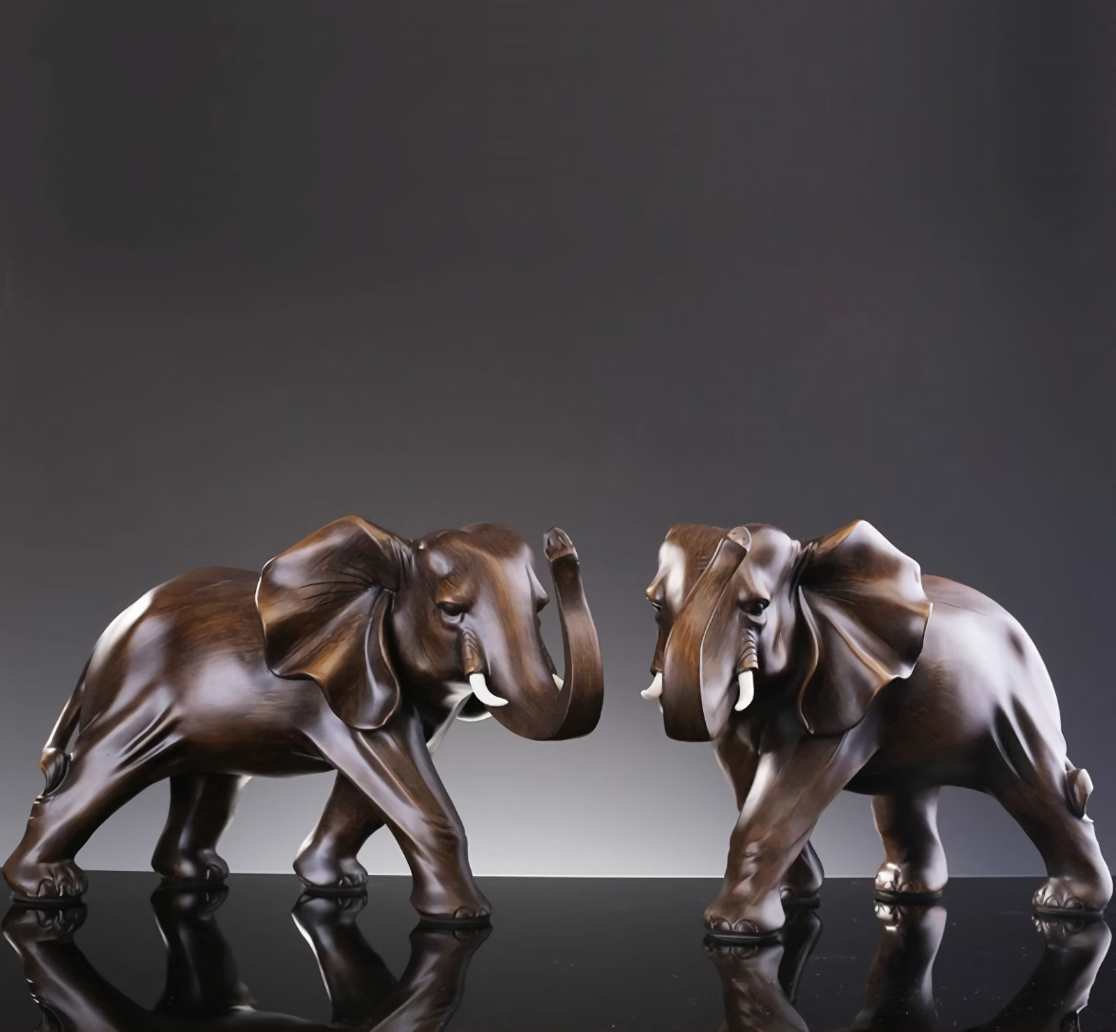 Dakota Fields Creative Elephant Ornament Crafts Office Desk Living Room ...