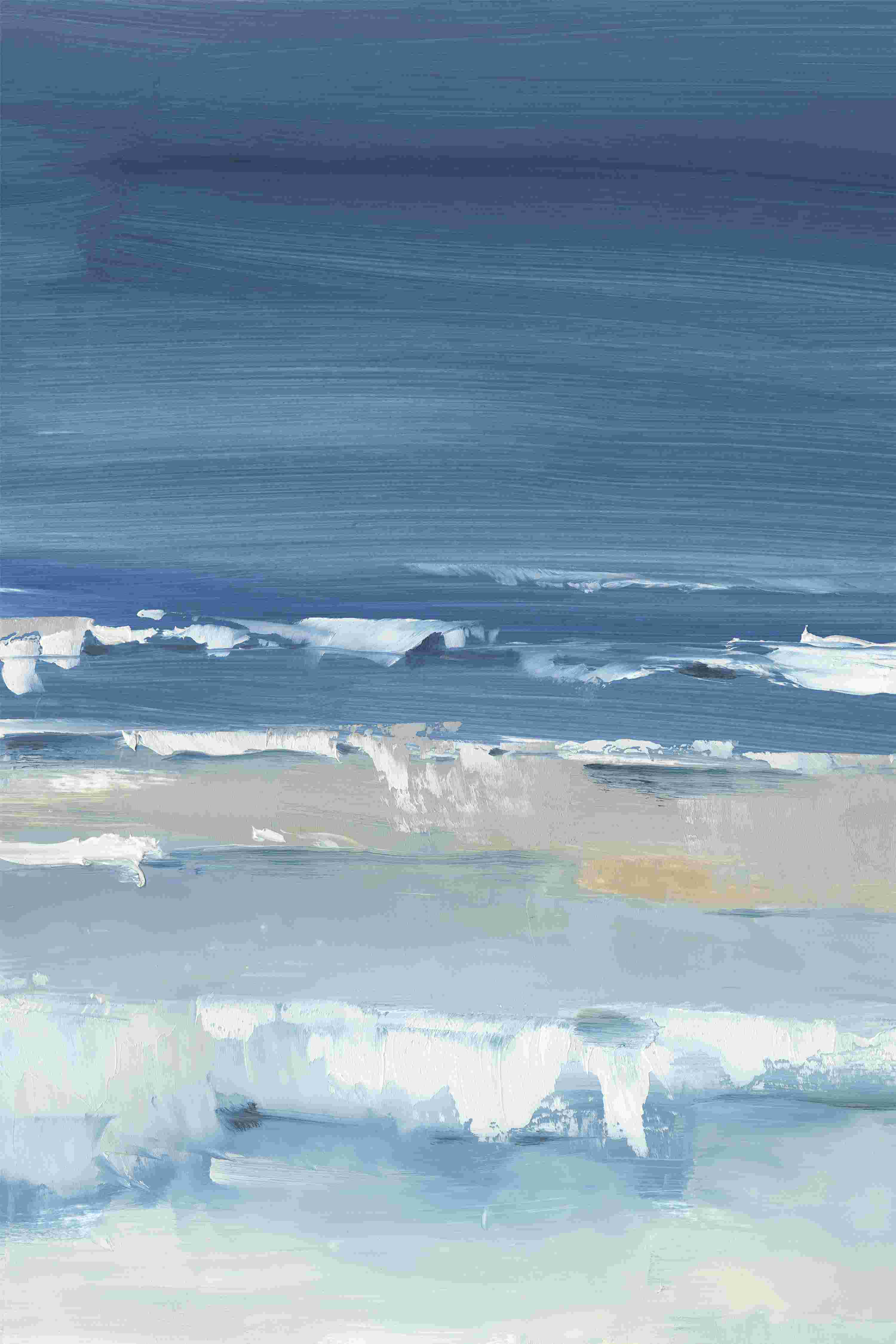 Wrought Studio™ Coastal Colors I - Wrapped Canvas Painting | Wayfair