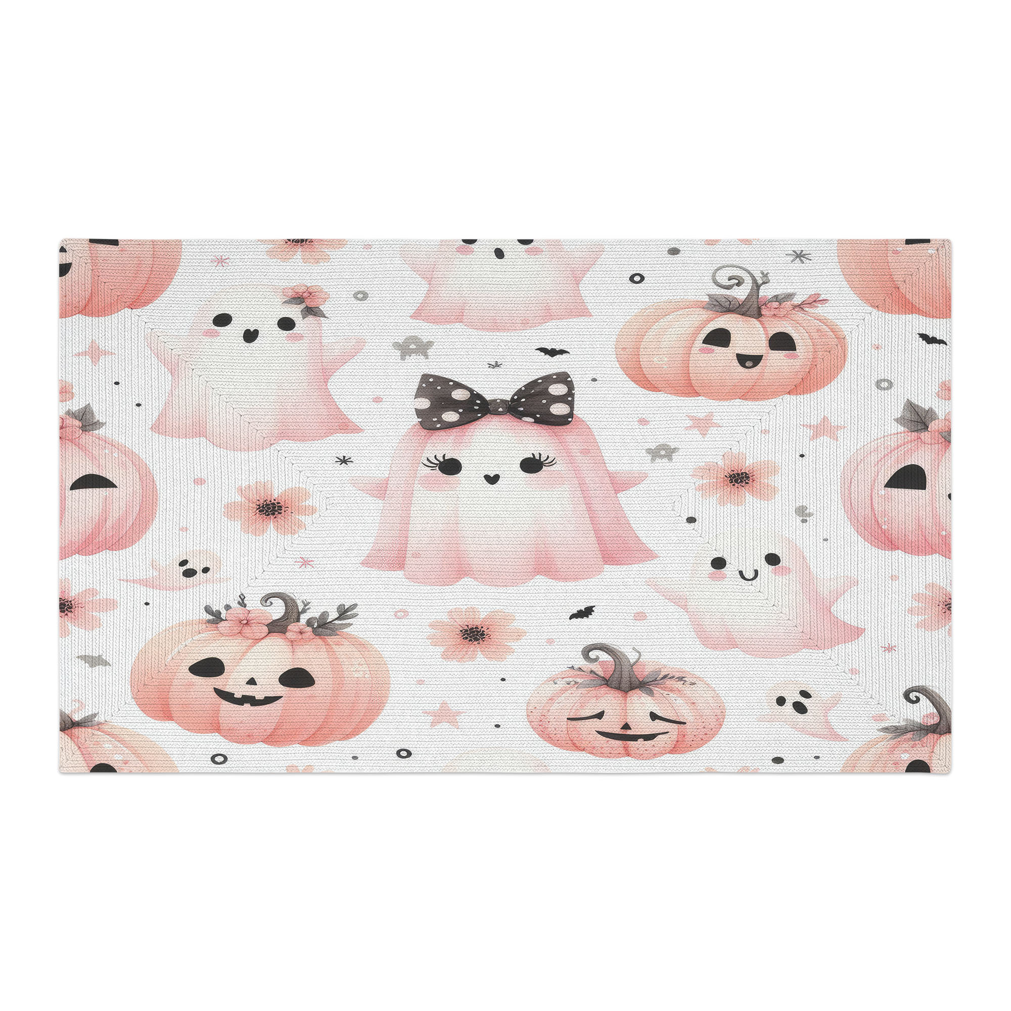 The Holiday Aisle® Haunted Patch Duo Braided Rug | Wayfair