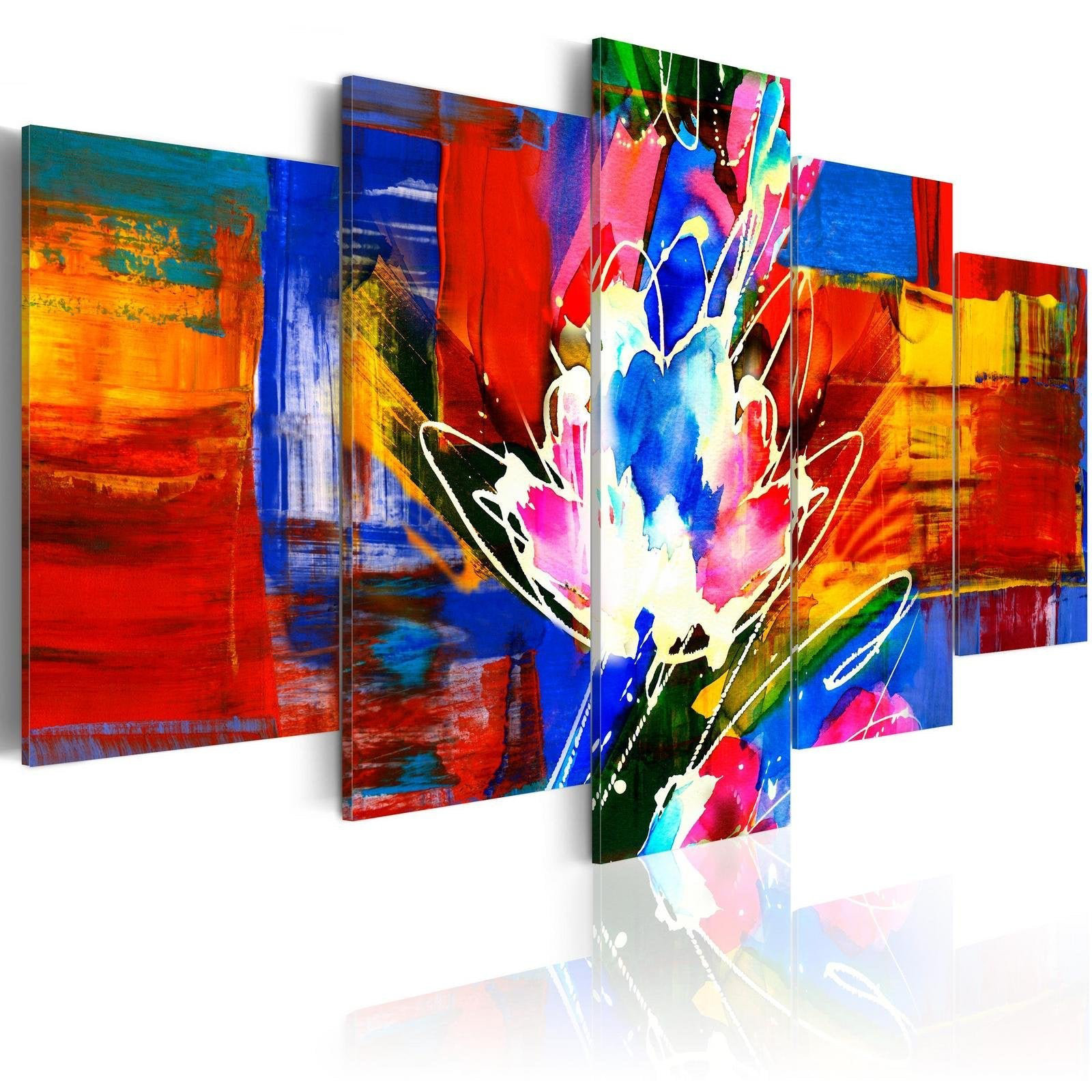 Brayden Studio® " Power Of Colours " 5 - Pieces Painting Print | Wayfair
