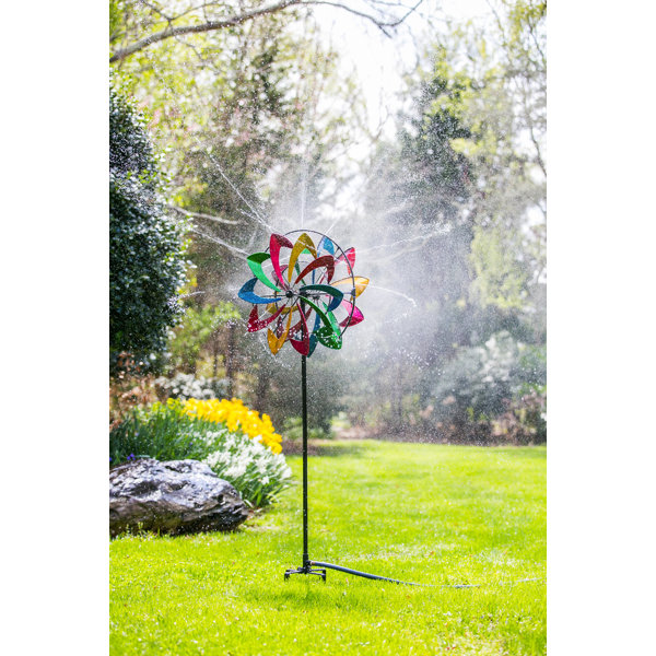 Latitude Run® Kattan Multicolor Hydro Wind Spinner | Wayfair