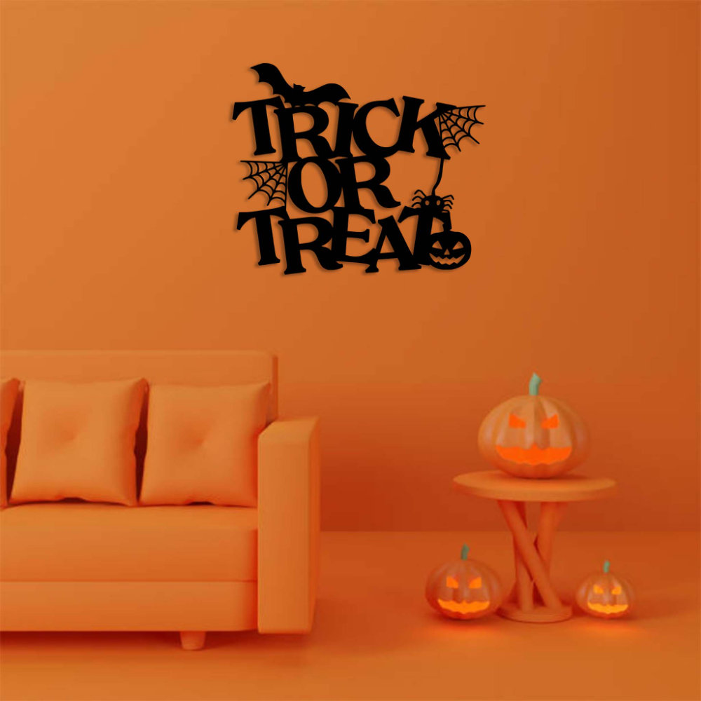 The Holiday Aisle® Trick or Treat Wall Décor | Wayfair