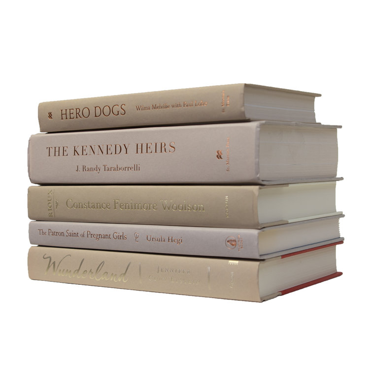 Booth & Williams Modern Driftwood Book Stack, S/5 & Reviews | Perigold