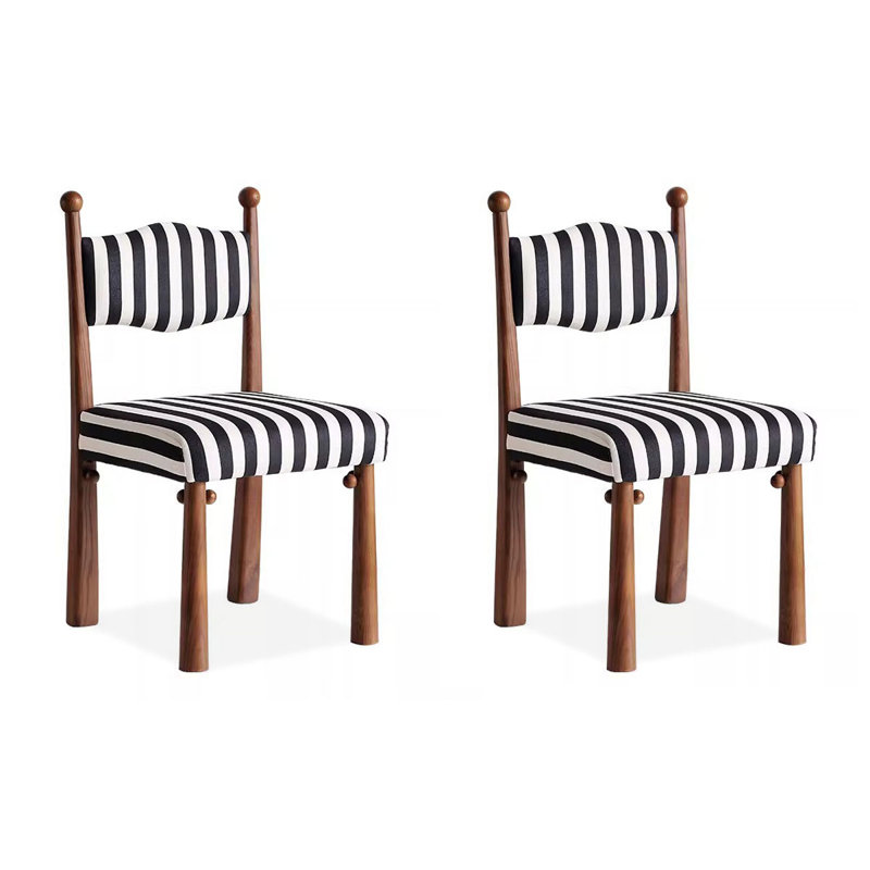 Mont Bike Solutions 19.69" Nut-Brown Solid back side Chair(Set of 2 ...