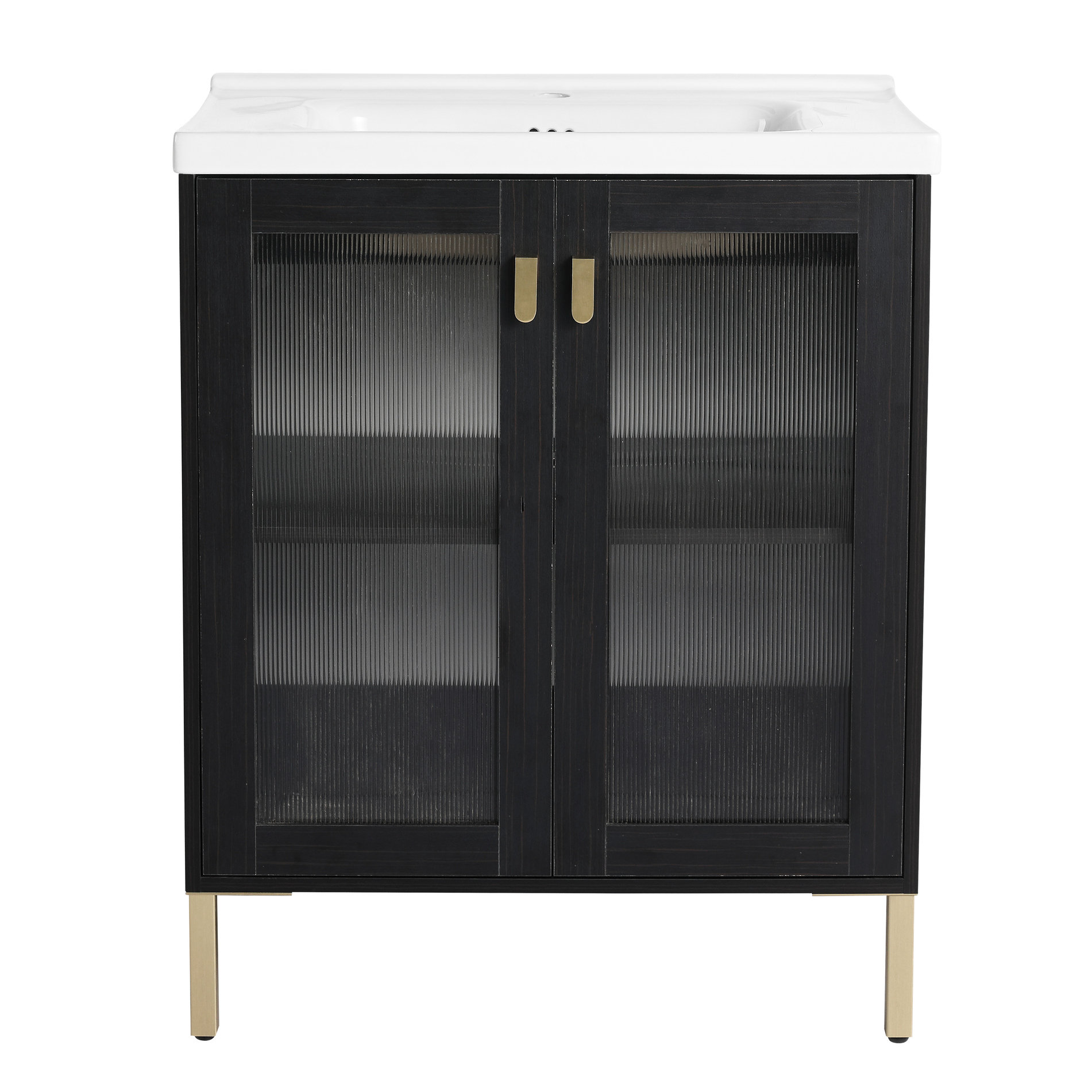 Hokku Designs 28 Inch Bathroom Vanity Cabinet. Freestanding Plywood In ...