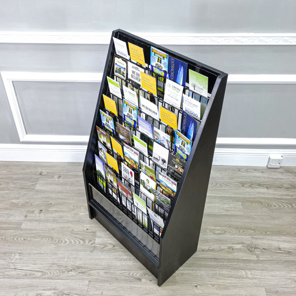 FixtureDisplays Literature Rack Brochure Holder Leaflet Coupon Stand ...