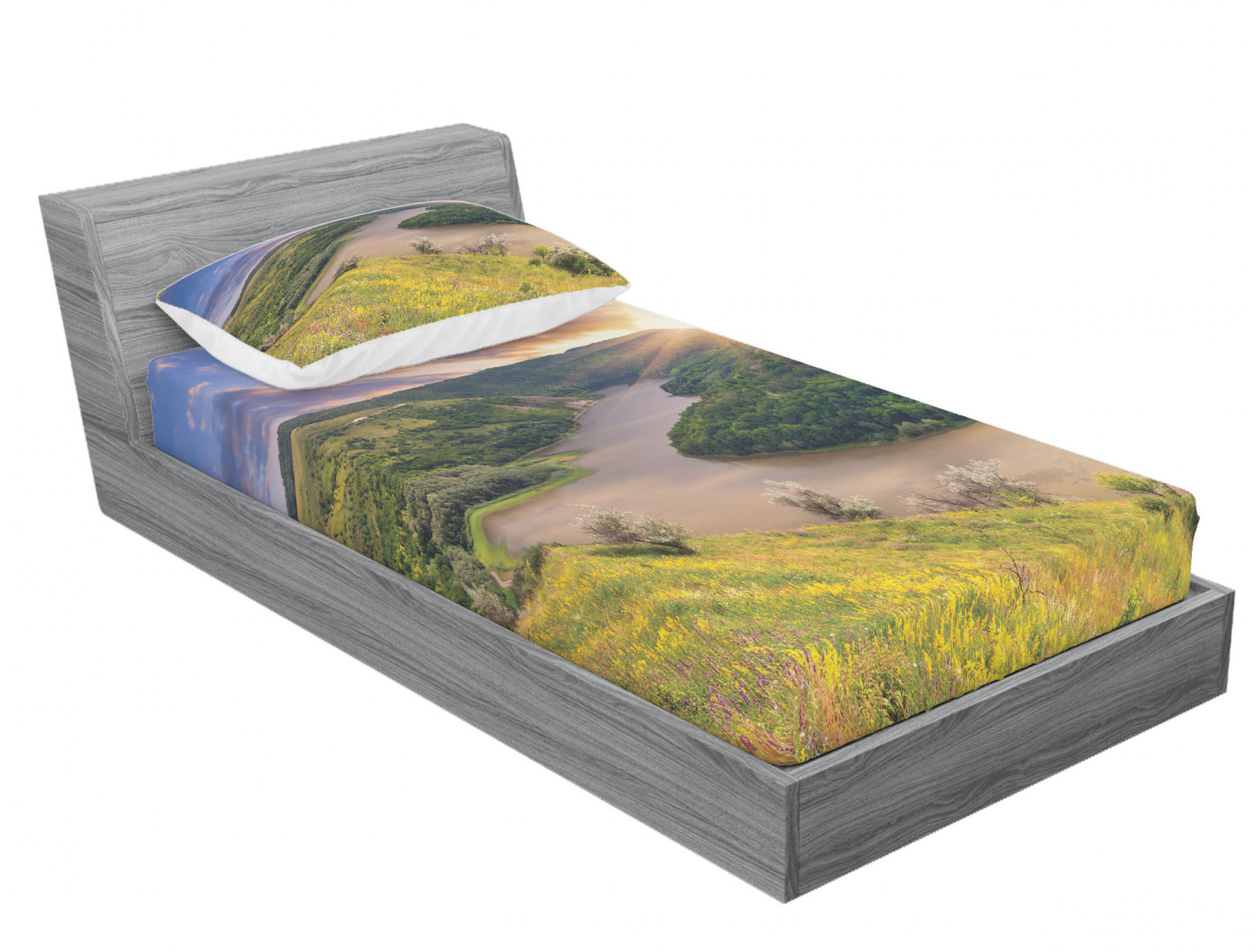 Ambesonne Nature Sheet Set | Wayfair
