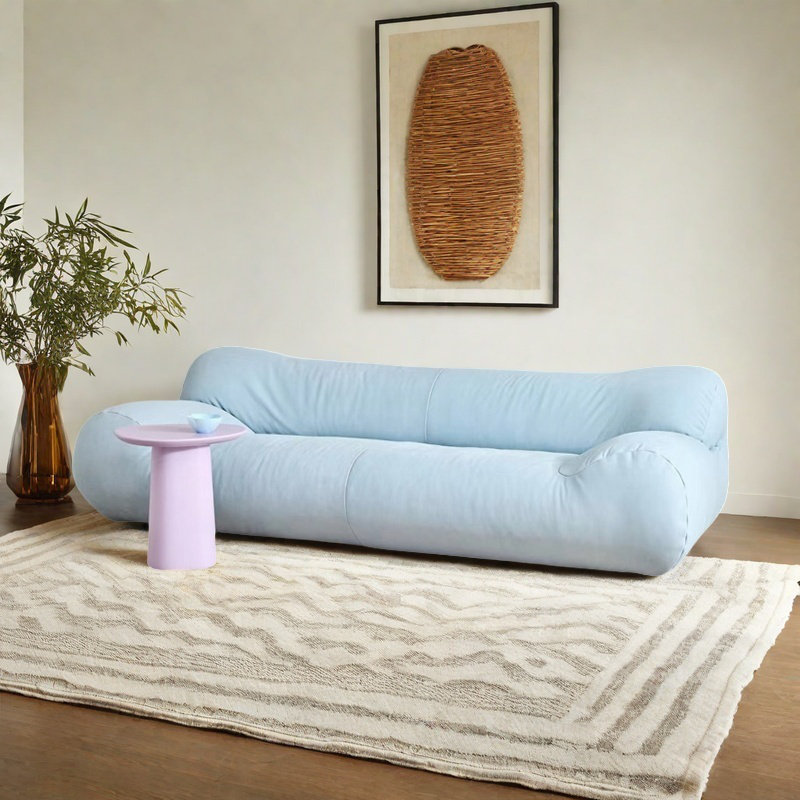 Axis Living Blue Lazy Windy Clouds Couch | Wayfair