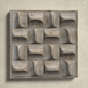 Birch Lane™ Solid Wood Abstract Wall Decor | Wayfair