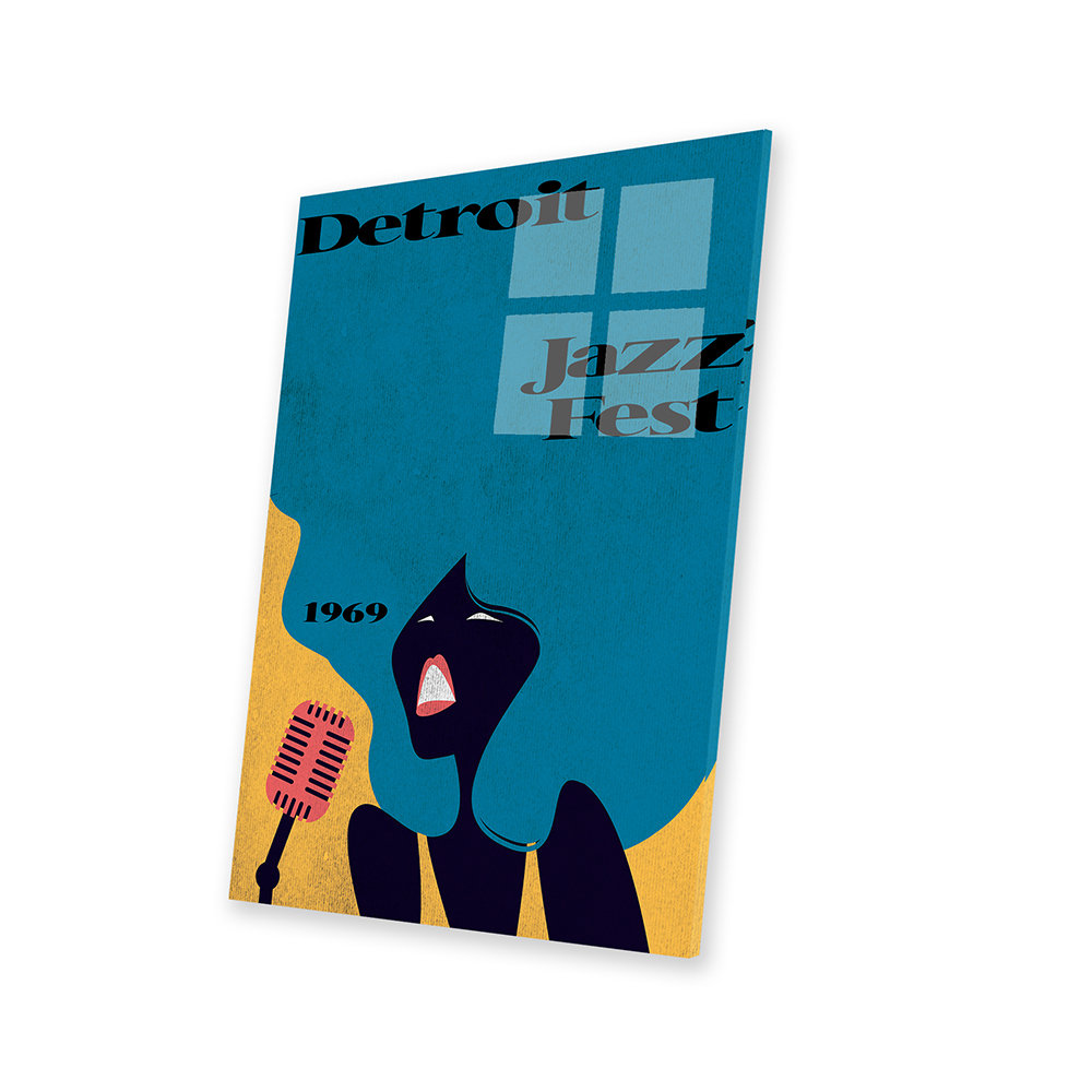Winston Porter Detroit Jazz Fest 1969 On Plastic / Acrylic by Jay ...