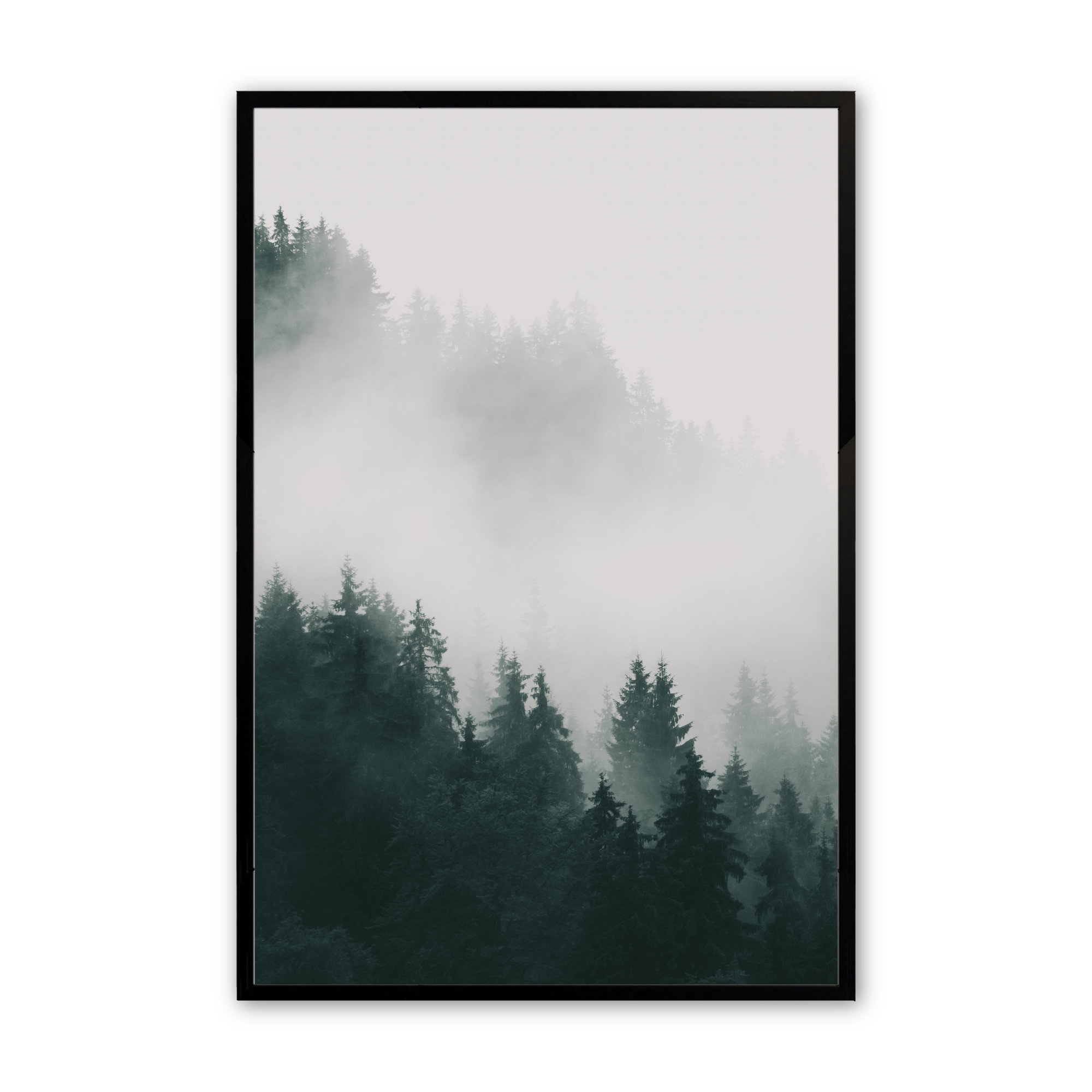 Millwood Pines Enchanting Emerald Peaks Framed On Paper by Krista ...
