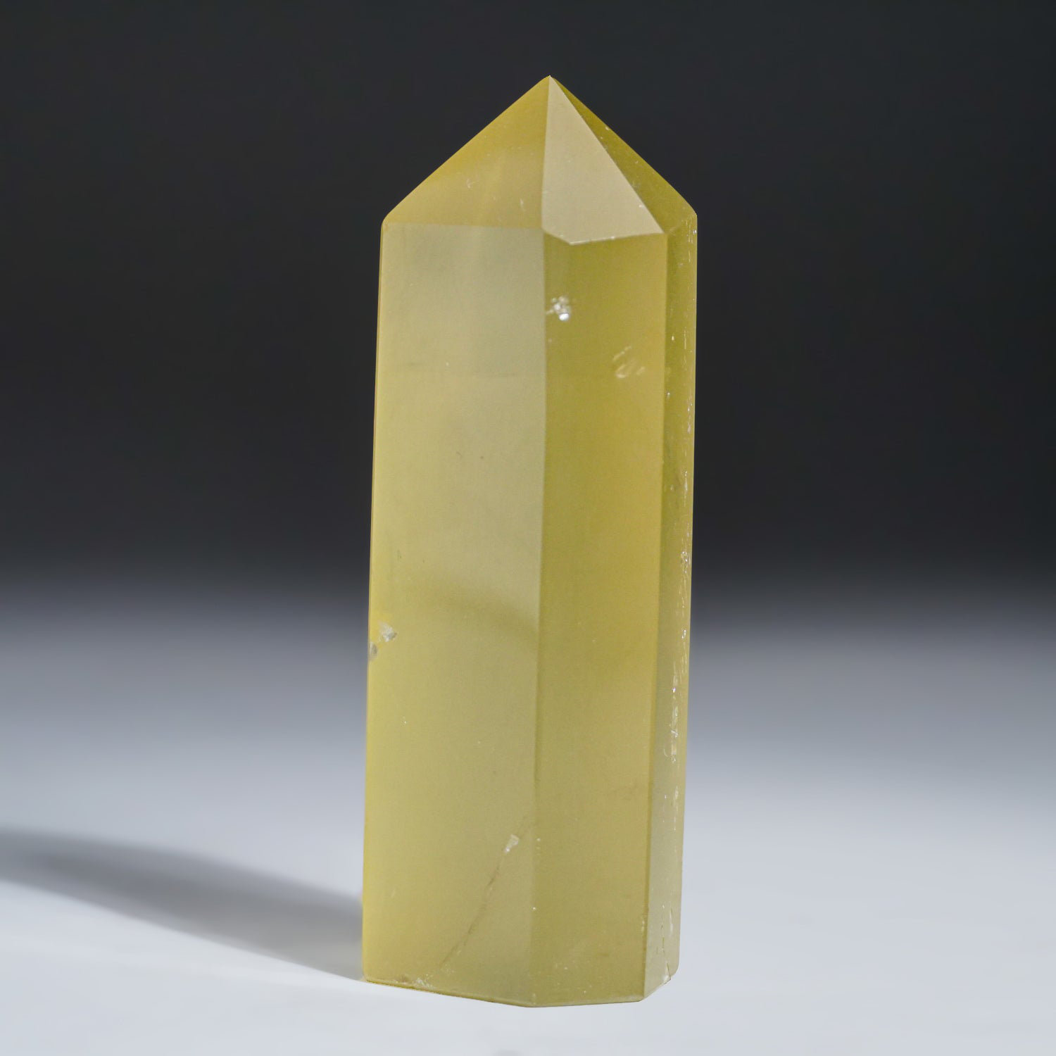 Astro Gallery of Gems Polished Lemon Quartz Crystal Point from Brazil ...