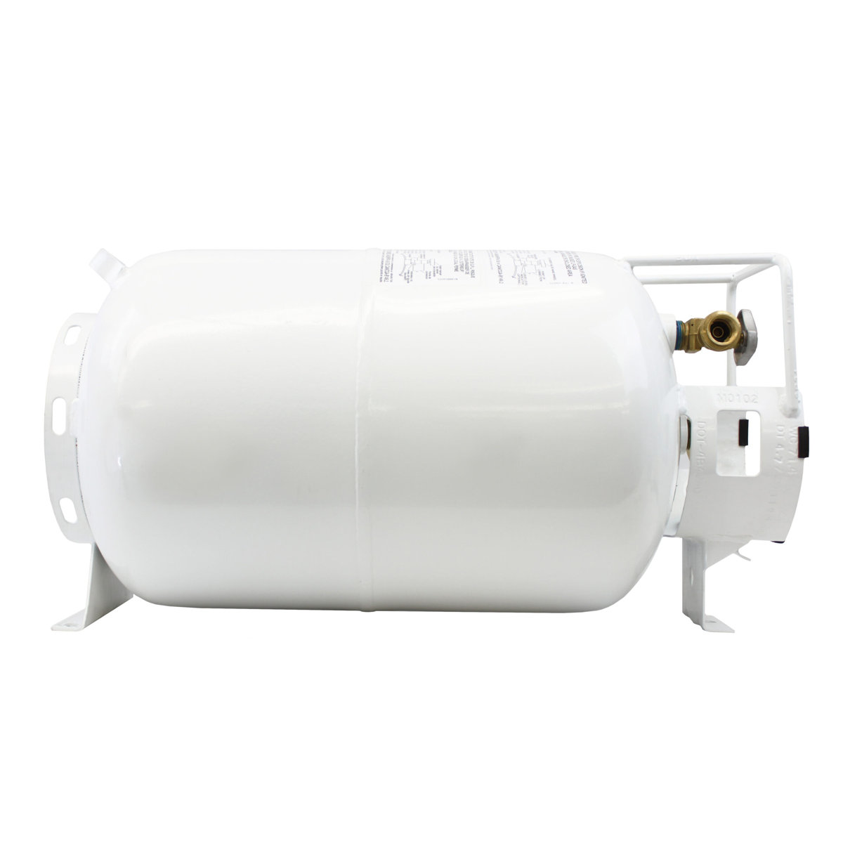 Flame King 30LB Empty Steel Horizontal Propane Tank Cylinder for ...