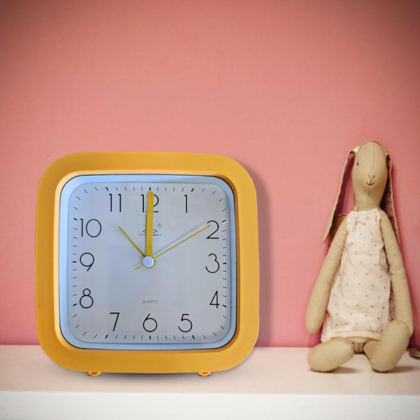 LEDSone Analog Quartz Movement / Crystal Alarm Tabletop Clock | Wayfair ...