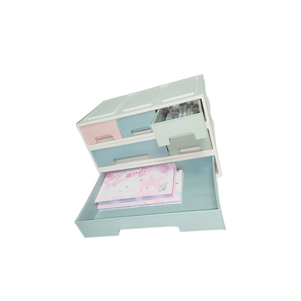 Symple Stuff Small Desk Storage Box - 2 Drawer | Wayfair.co.uk