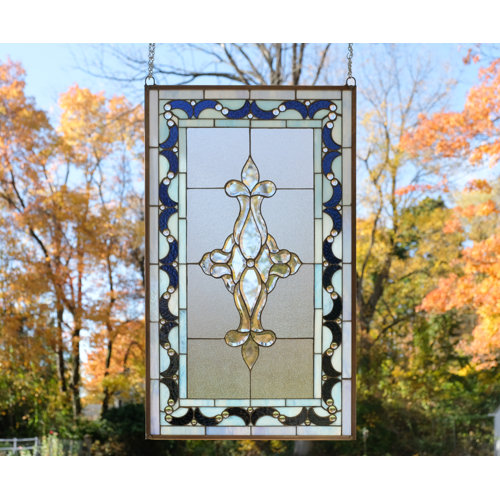 Astoria Grand Geometric Window Panel | Wayfair
