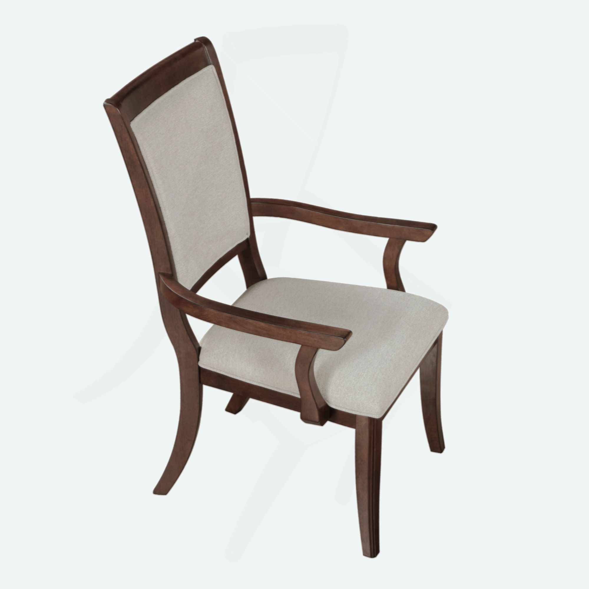 Red Barrel Studio® Traditional Dining Armchairs Set Of 2Pc, Wooden ...