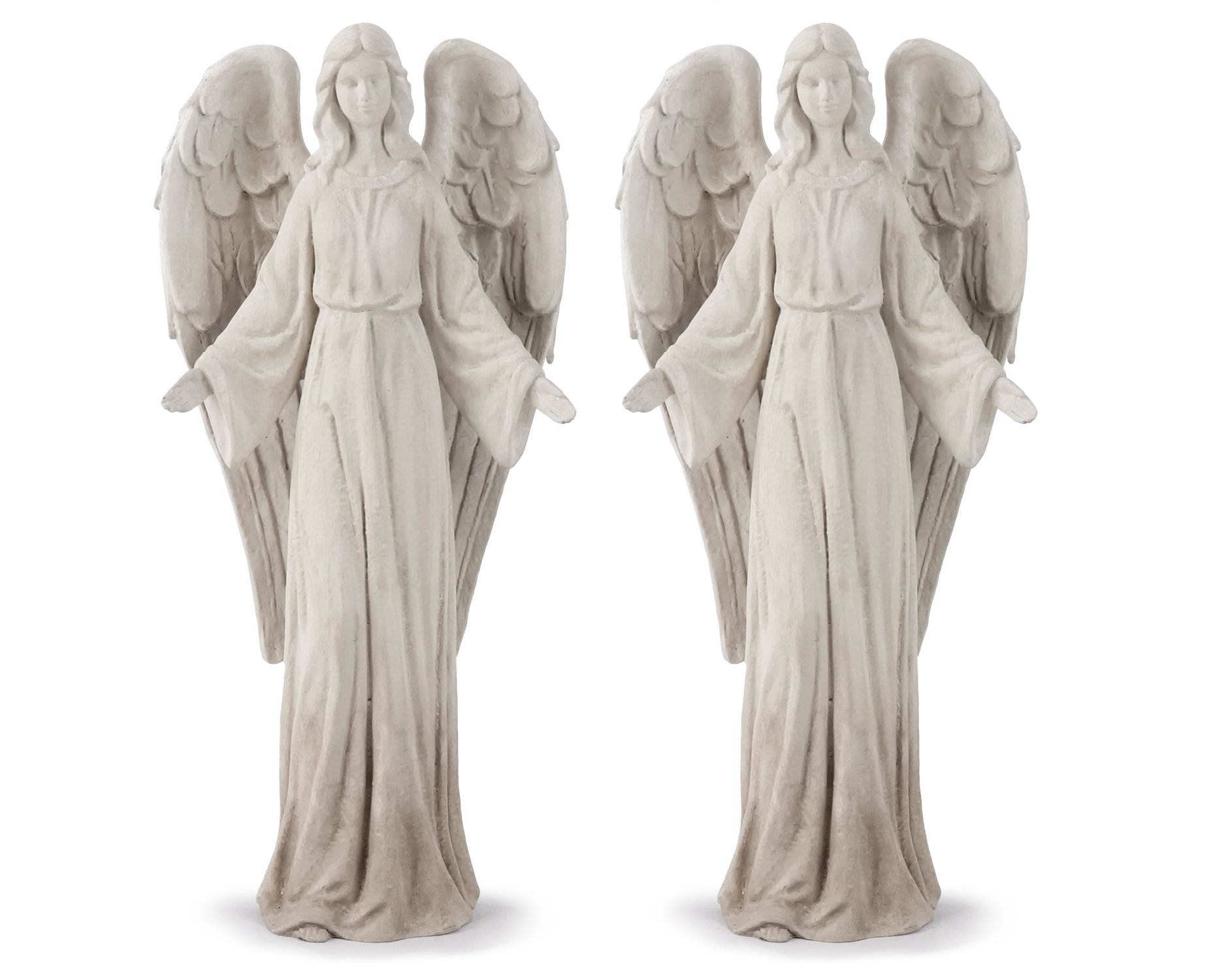 Canora Grey Ahmadi 2 Piece Foranti Resin Angels Figurine | Wayfair