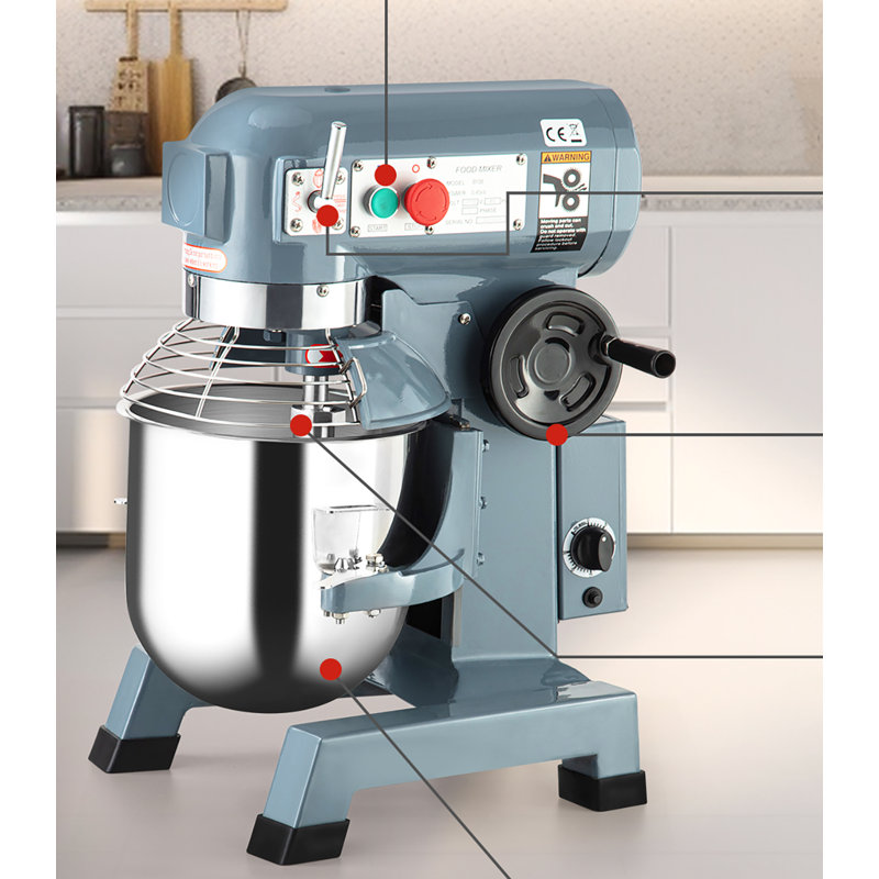 Espiron Optimum Commercial Food Mixer,stand Mixer With Safety Guard For ...