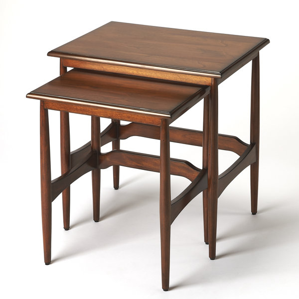 Solid Wood Nesting End Table & Reviews | Birch Lane