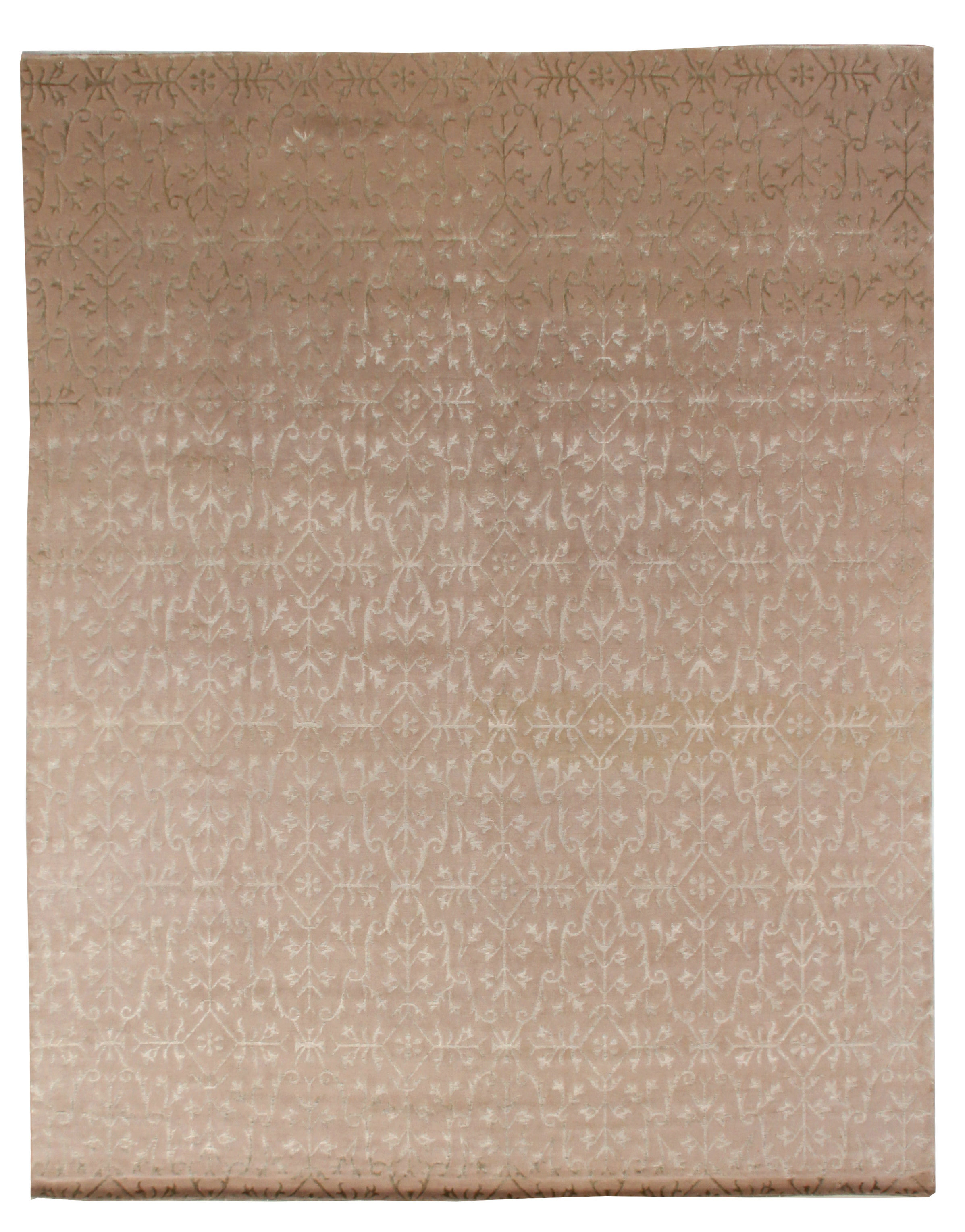 EXQUISITE RUGS Metro-Velvet Ikat Hand-Knotted Wool/Silk Area Rug in ...